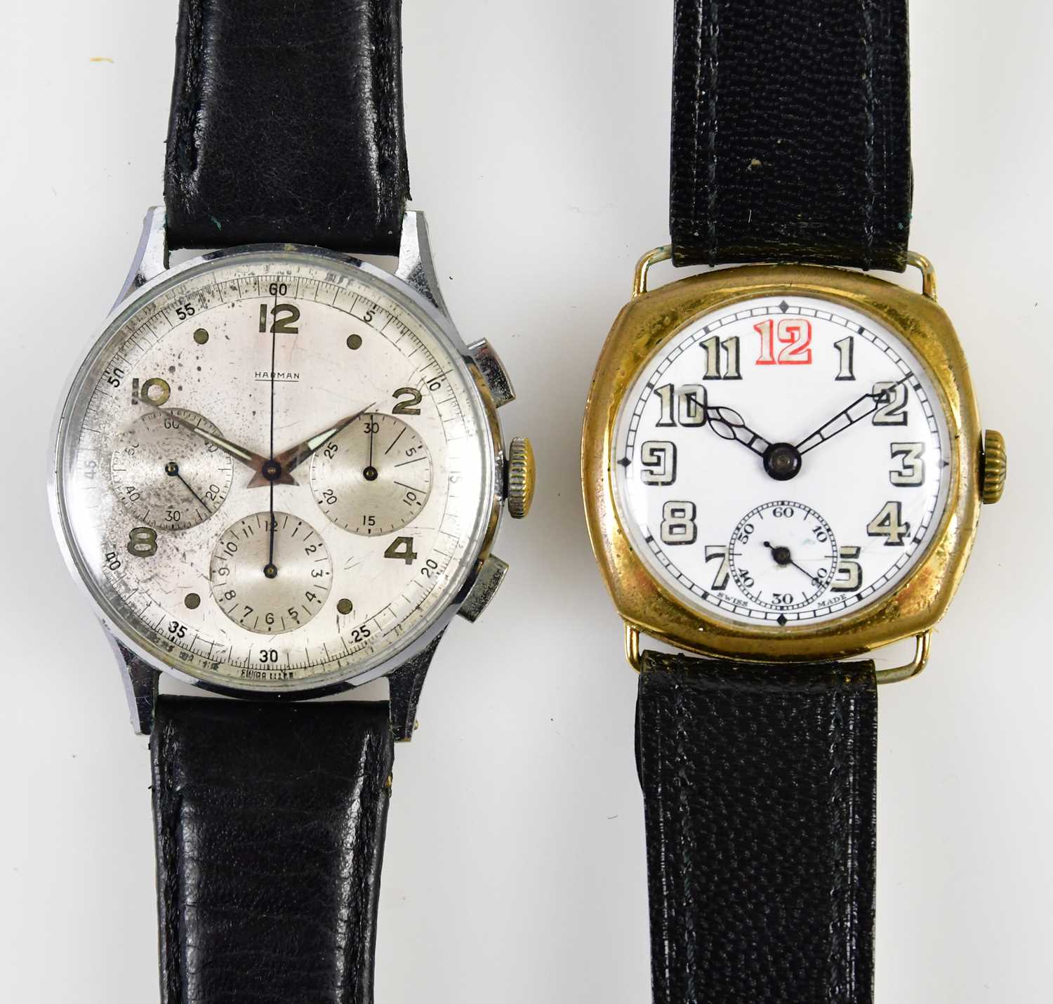 Lot 2922 - HARMON; a gentleman's stainless steel cased