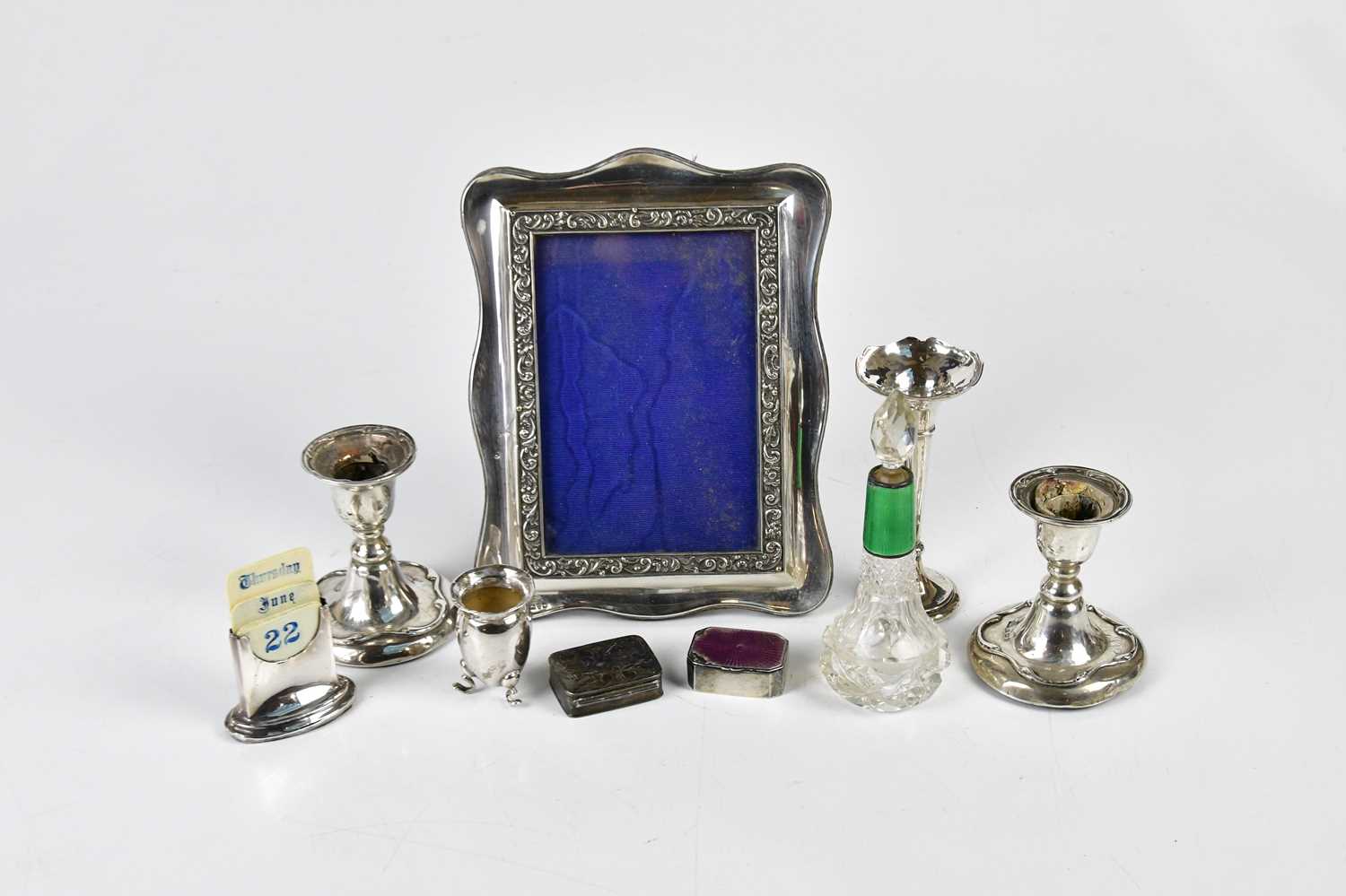 Lot 2179 - A & J ZIMMERMAN; a pair of George V