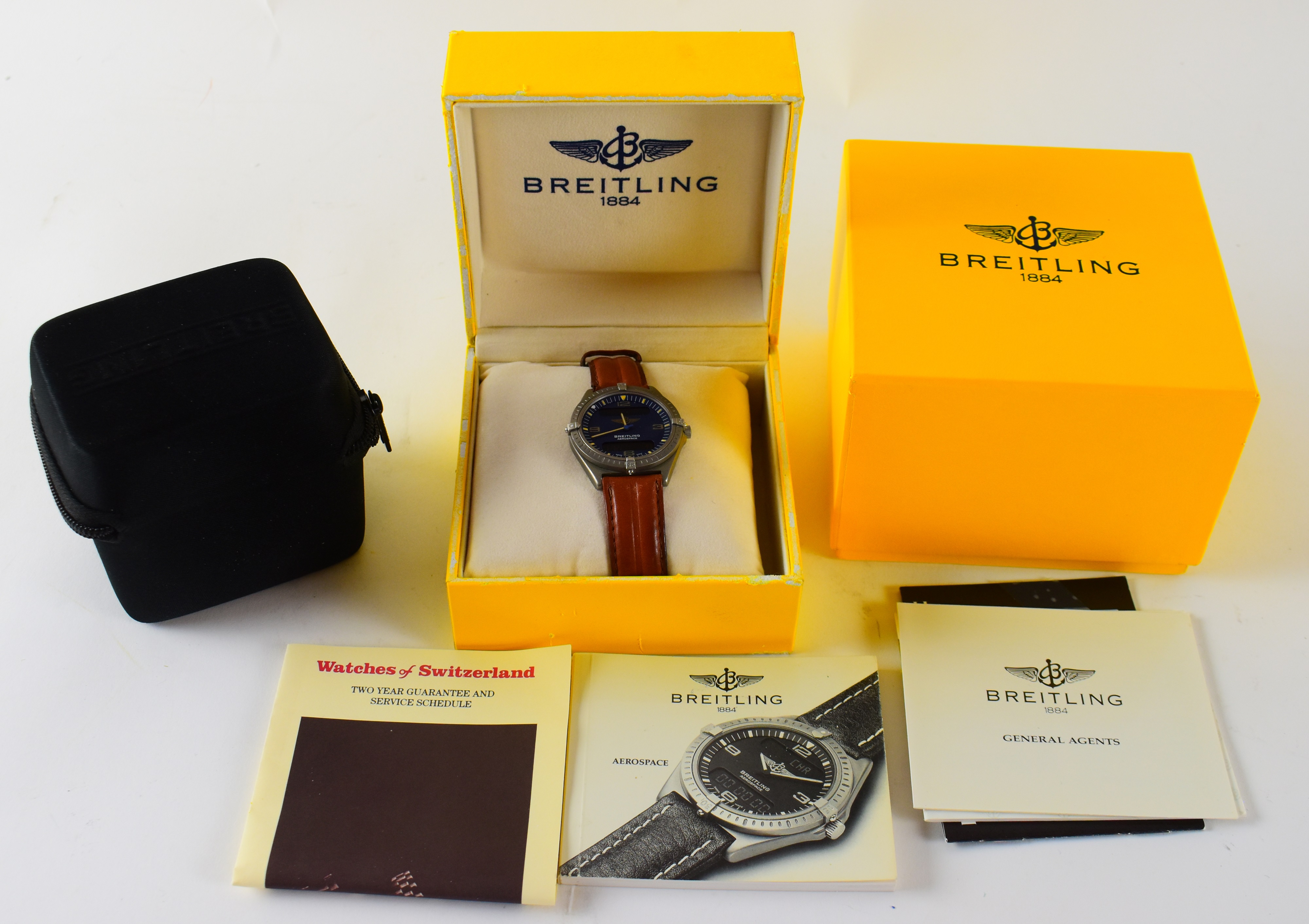 Lot 823 - BREITLING; Navitimer Aerospace gentleman's