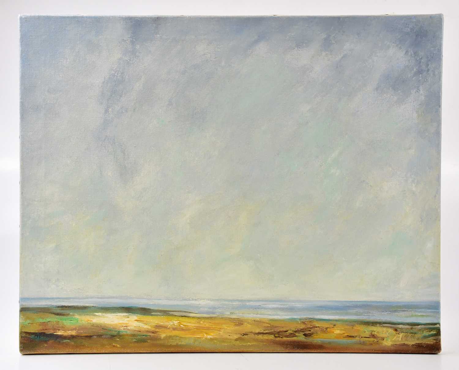 Lot 596 - HARRY OUSEY (1915-1985); oil on canvas,