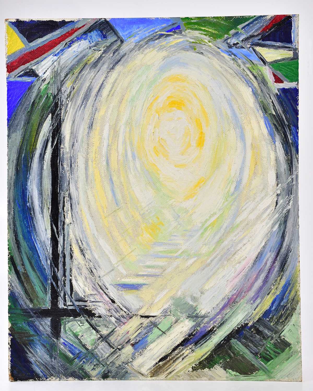 Lot 576 - HARRY OUSEY (1915-1985); oil on board, 'The
