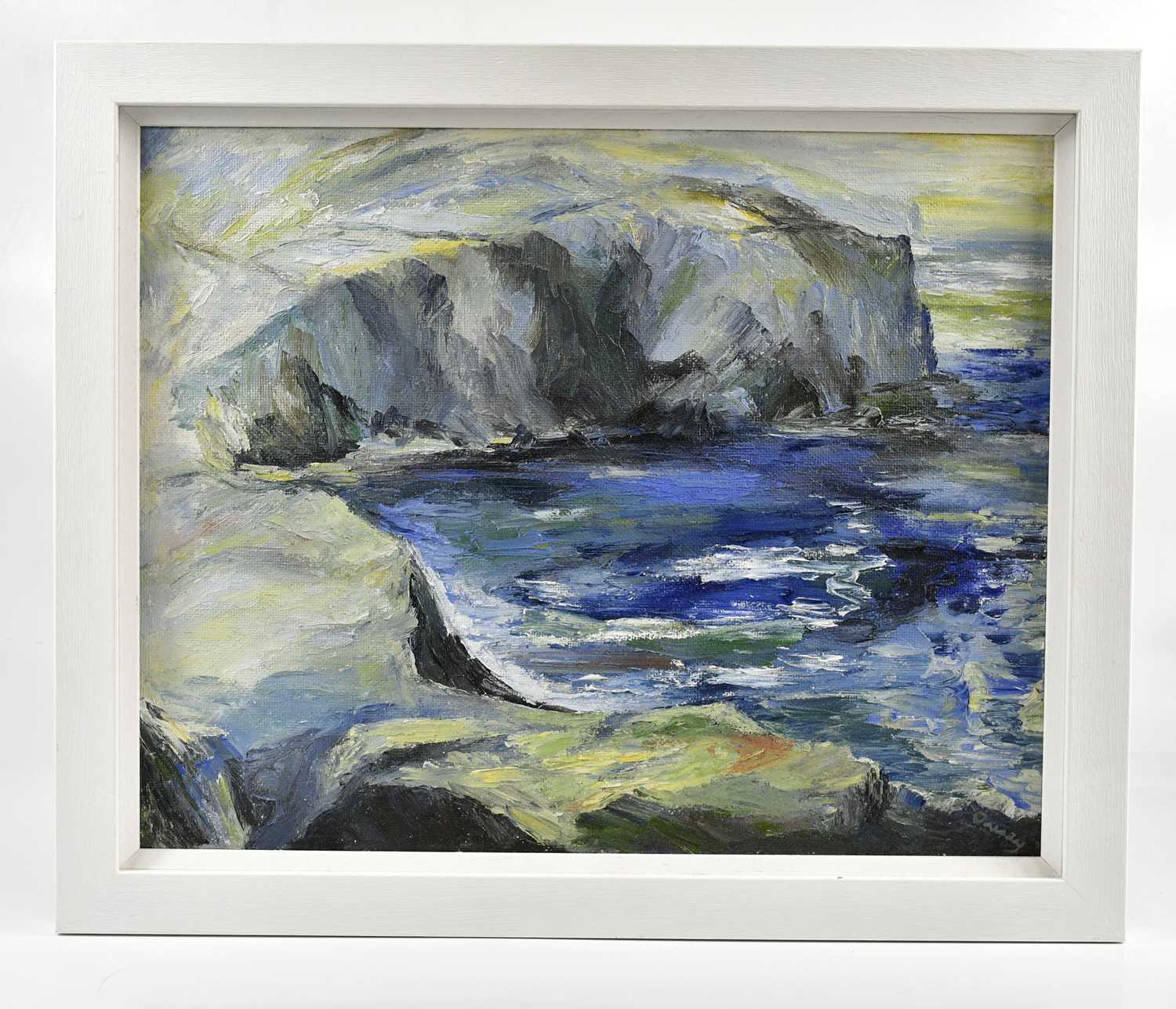 Lot 566 - HARRY OUSEY (1915-1985); oil on board,