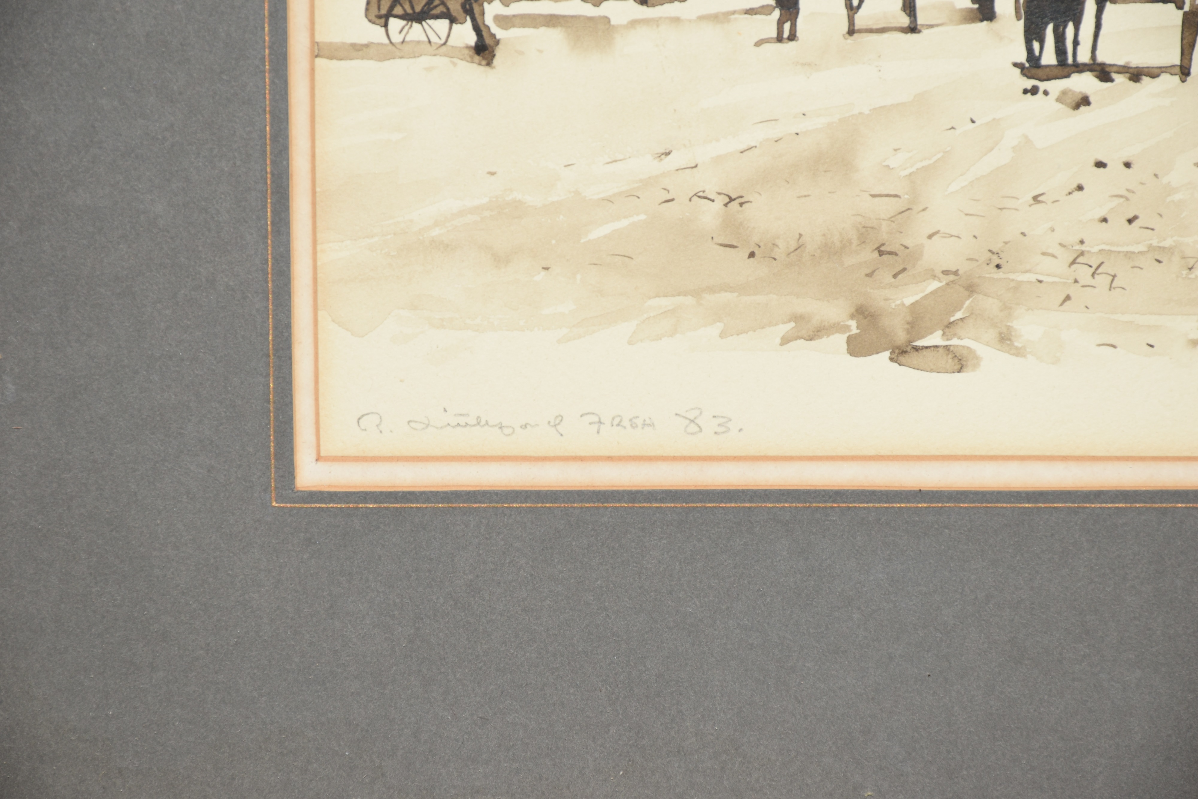 Lot 6306 - ROBERT LITTLEFORD (born 1940); watercolour,