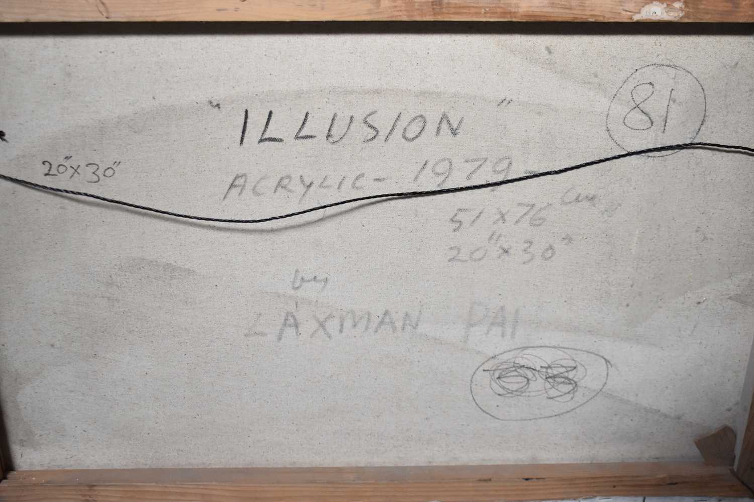 Lot 194 - LAXMAN PAI (1926-2021); acrylic on canvas