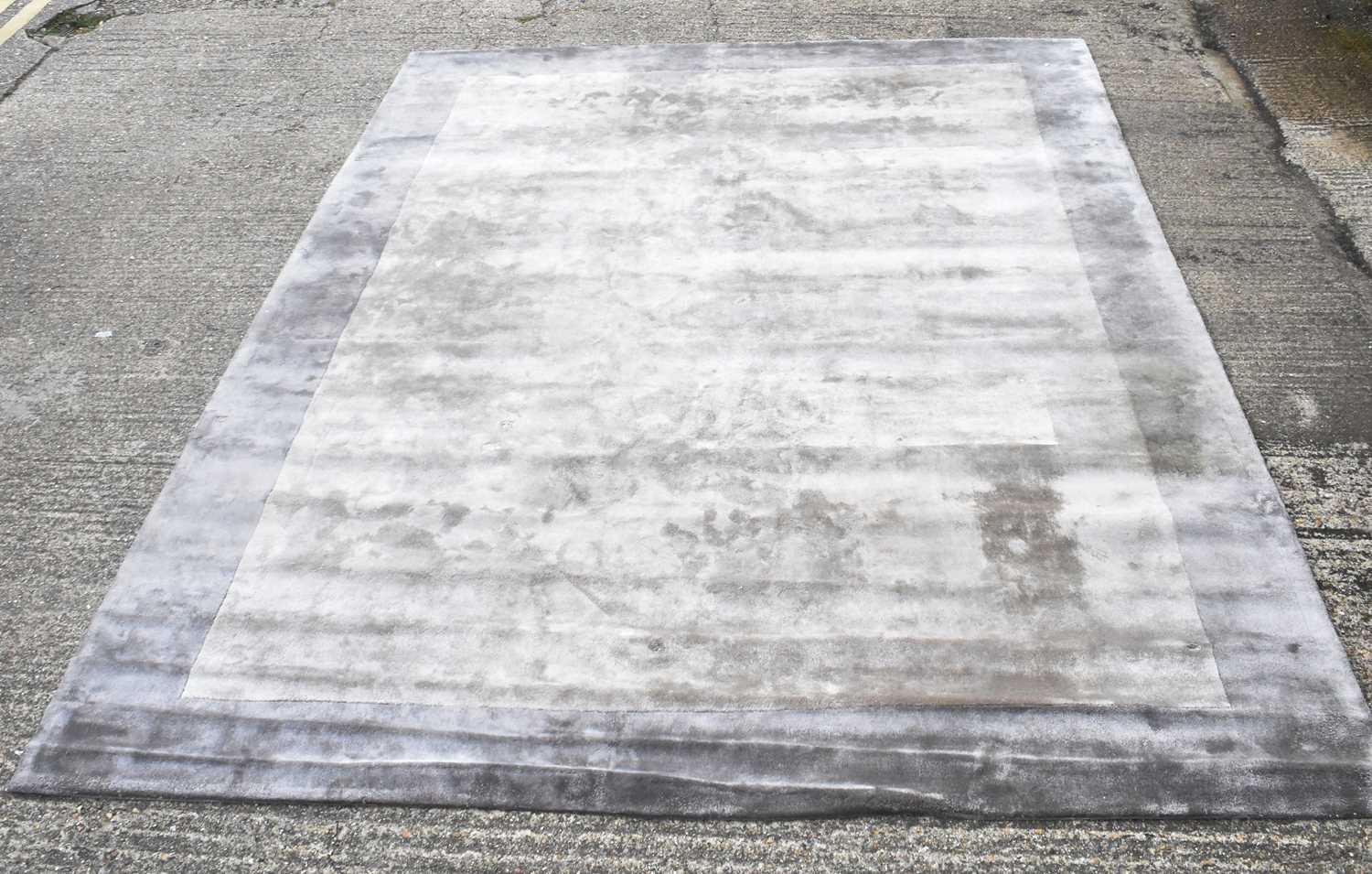 Lot 152 - A very large modern grey ground carpet,