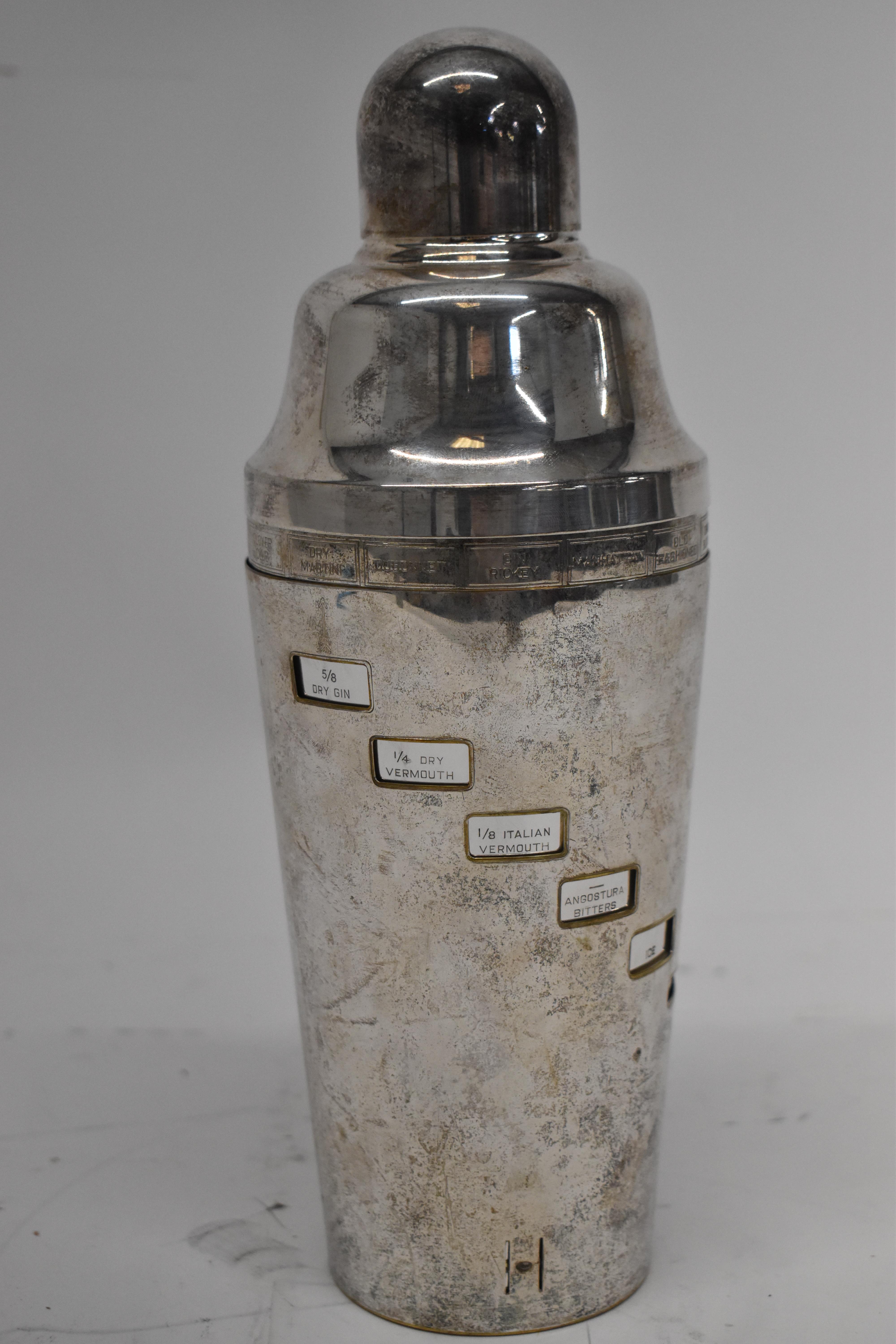 Lot 645 - NAPIER; an Art Deco style silver plated