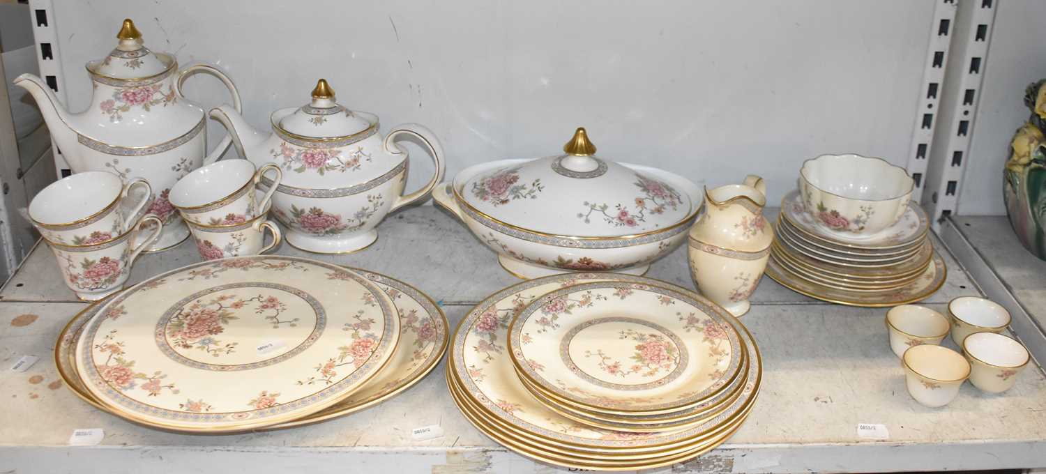 Lot 501 - ROYAL DOULTON; a 'Canton' pattern part tea