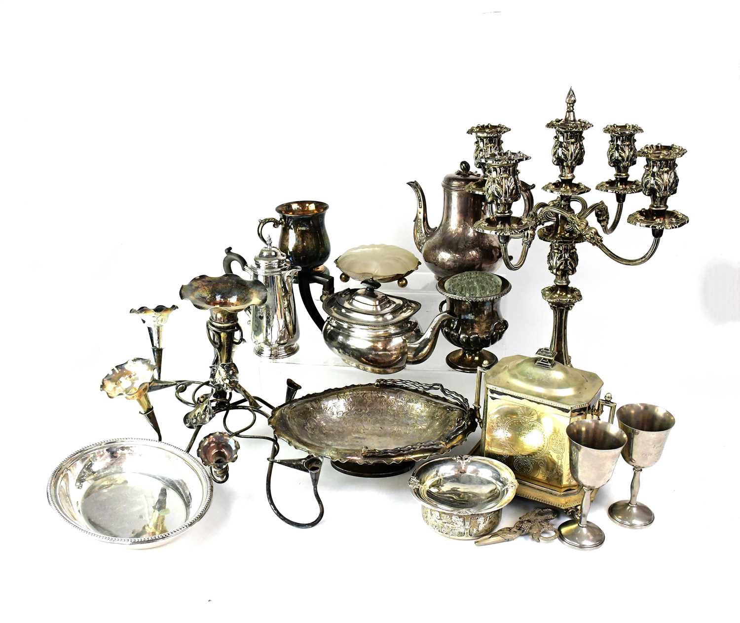 Lot 727 - A large quantity of silver plated ware