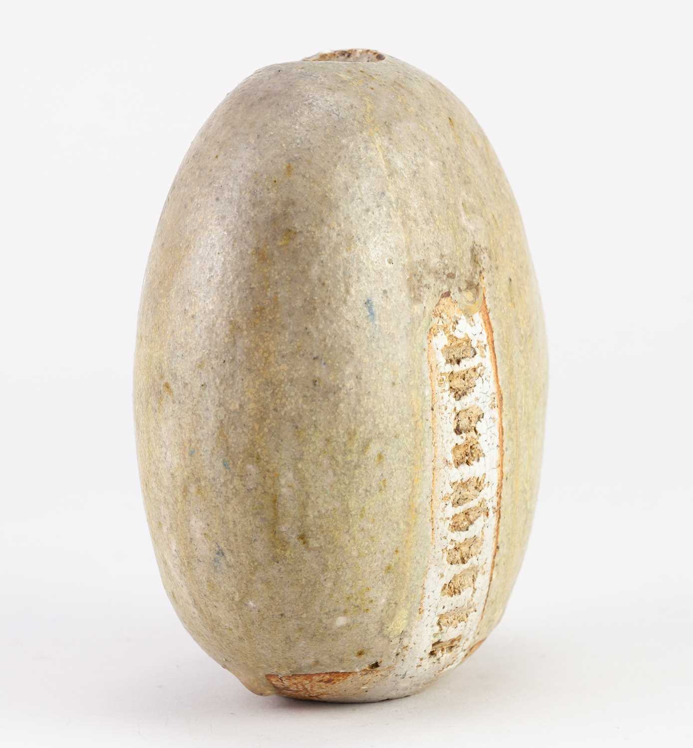 Lot 19 - ALAN WALLWORK (1931-2019); a stoneware pebble