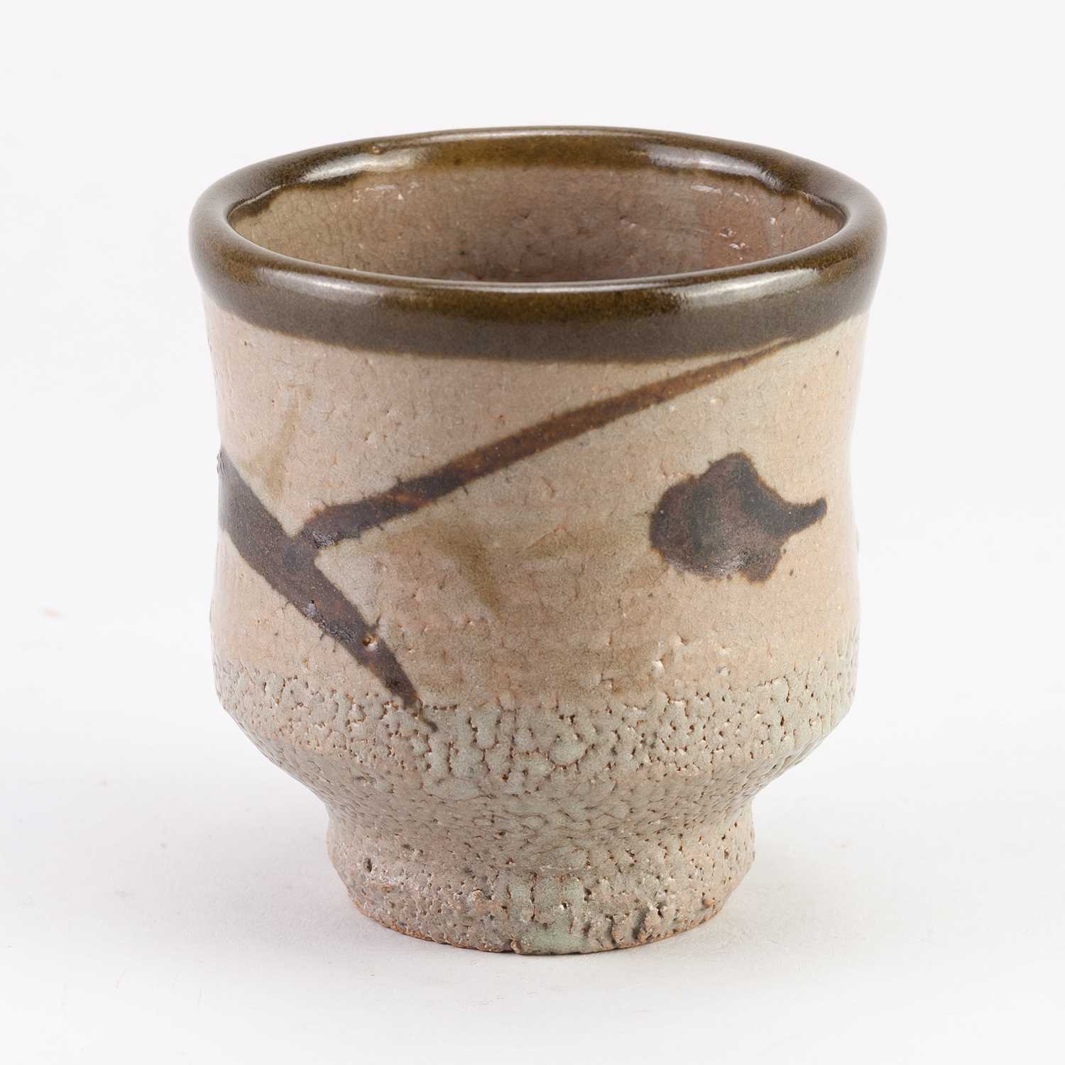 Lot 526 - SHOJI HAMADA (1894-1978); a stoneware yunomi