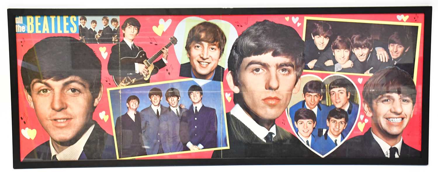 Lot 149 - A 1964 pop poster featuring The Beatles, 52
