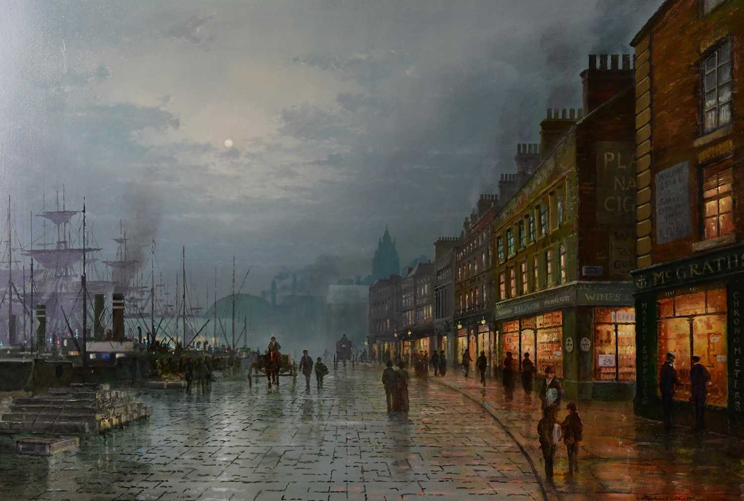 Lot 6335 - MICHAEL MATTHEWS (born 1933); oil on board,