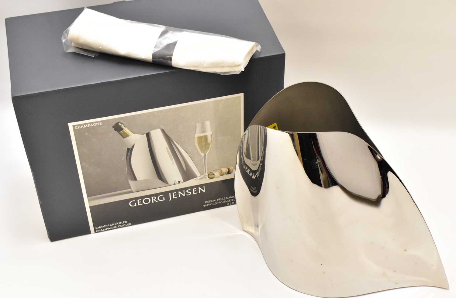 Lot 107 Georg Jensen A Champagne Cooler From The