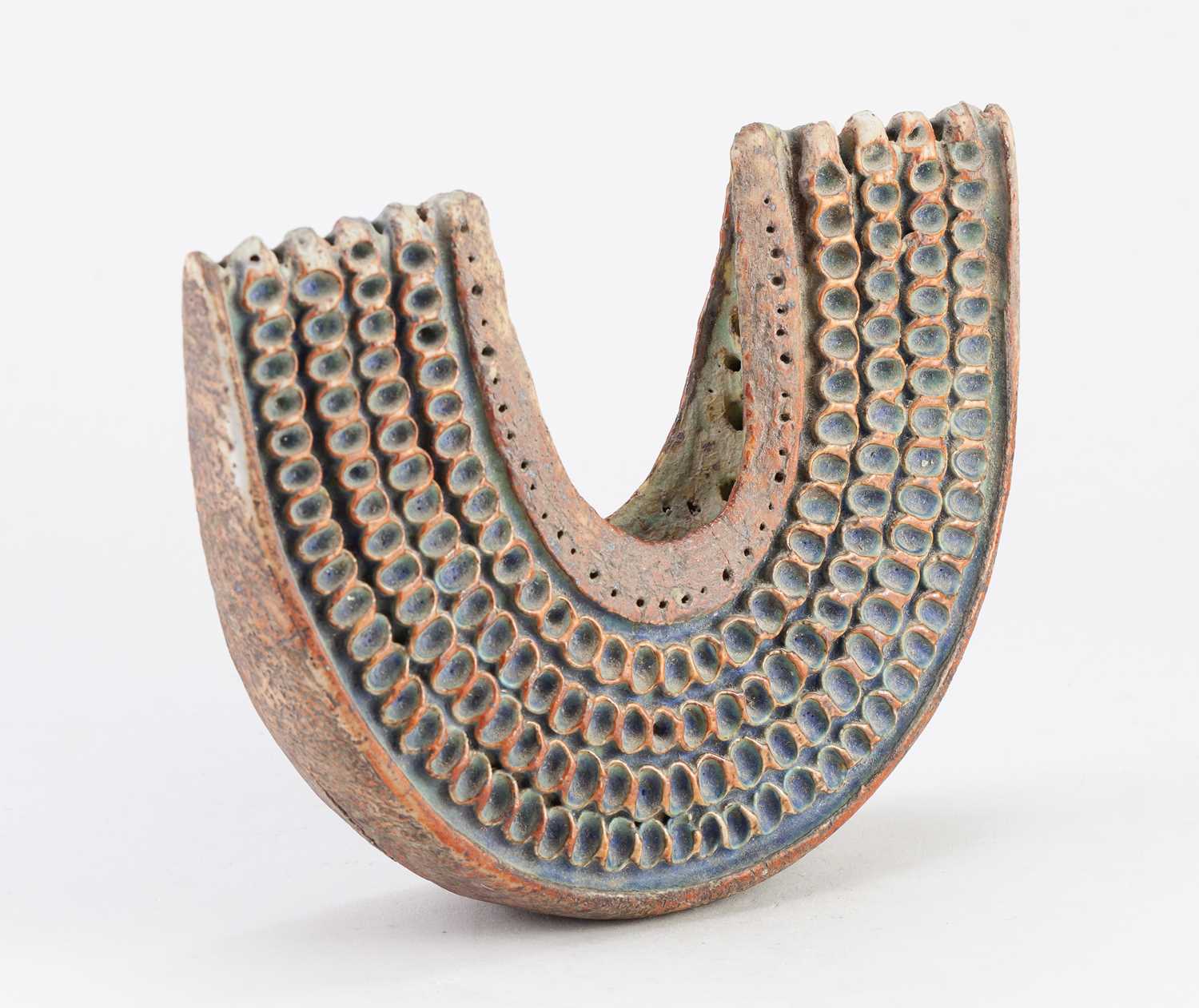 Lot 13 - ALAN WALLWORK (1931-2019); a narrow stoneware