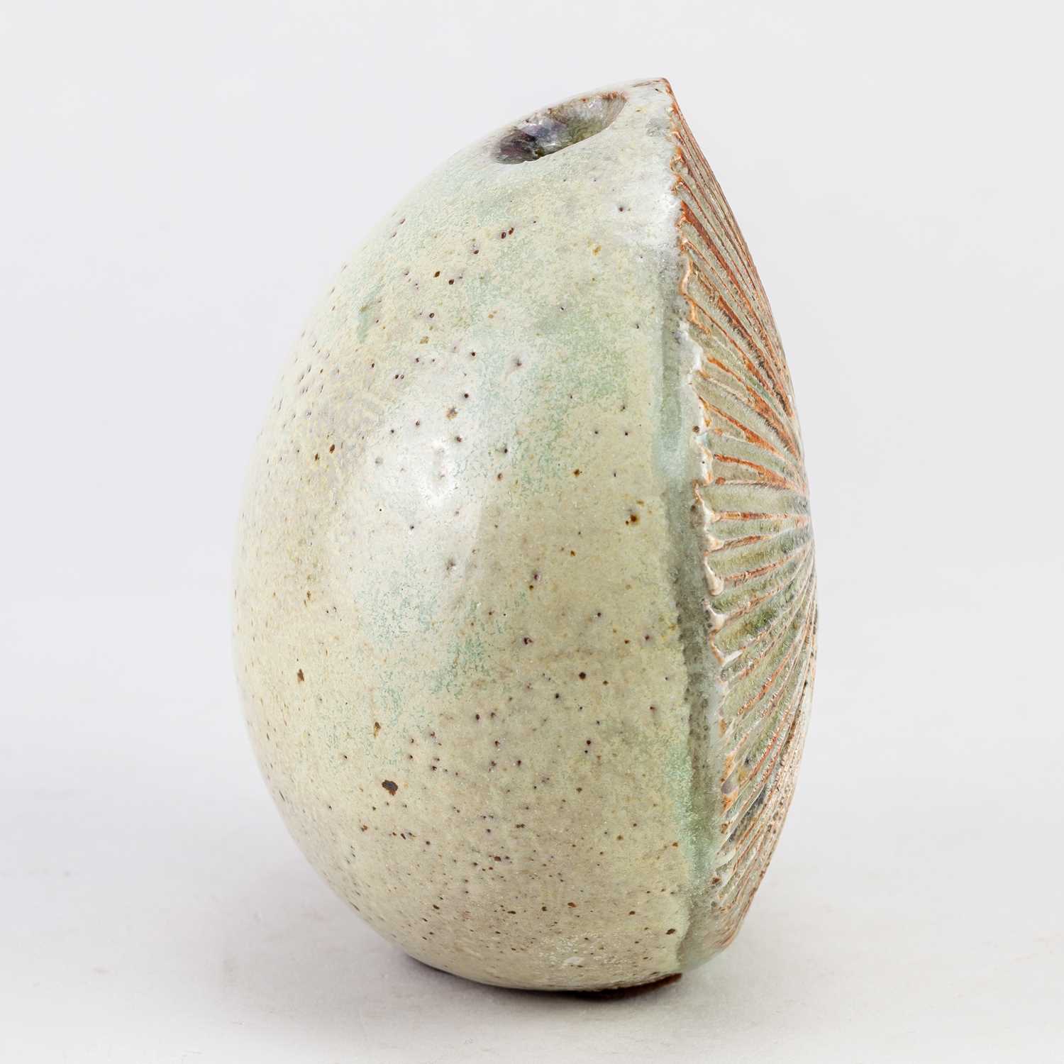 Lot 23 - ALAN WALLWORK (1931-2019); a stoneware seed