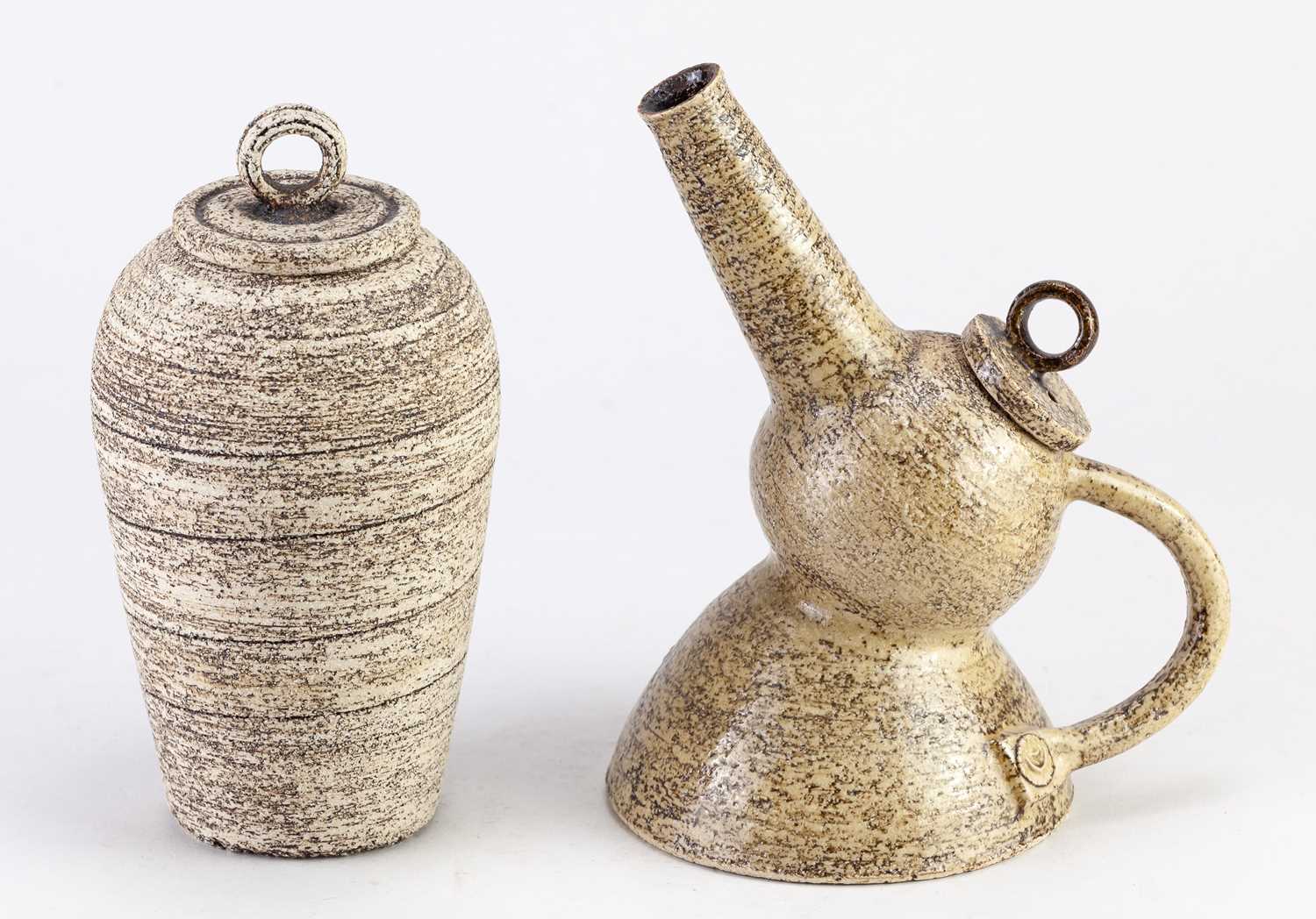 Lot 123 - DAMEON LYNN (born 1972); a stoneware teapot