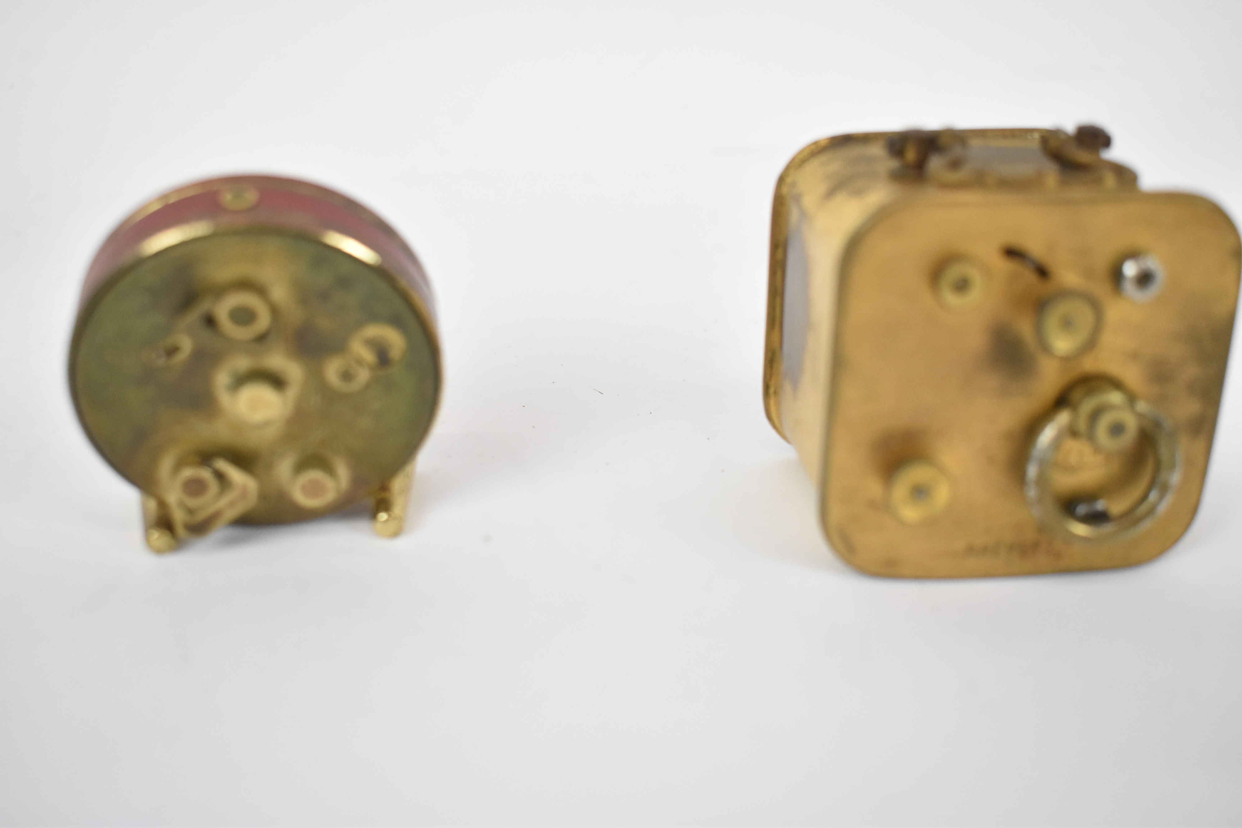 Lot 190 - LOOPING; a Swiss cased miniature clock,