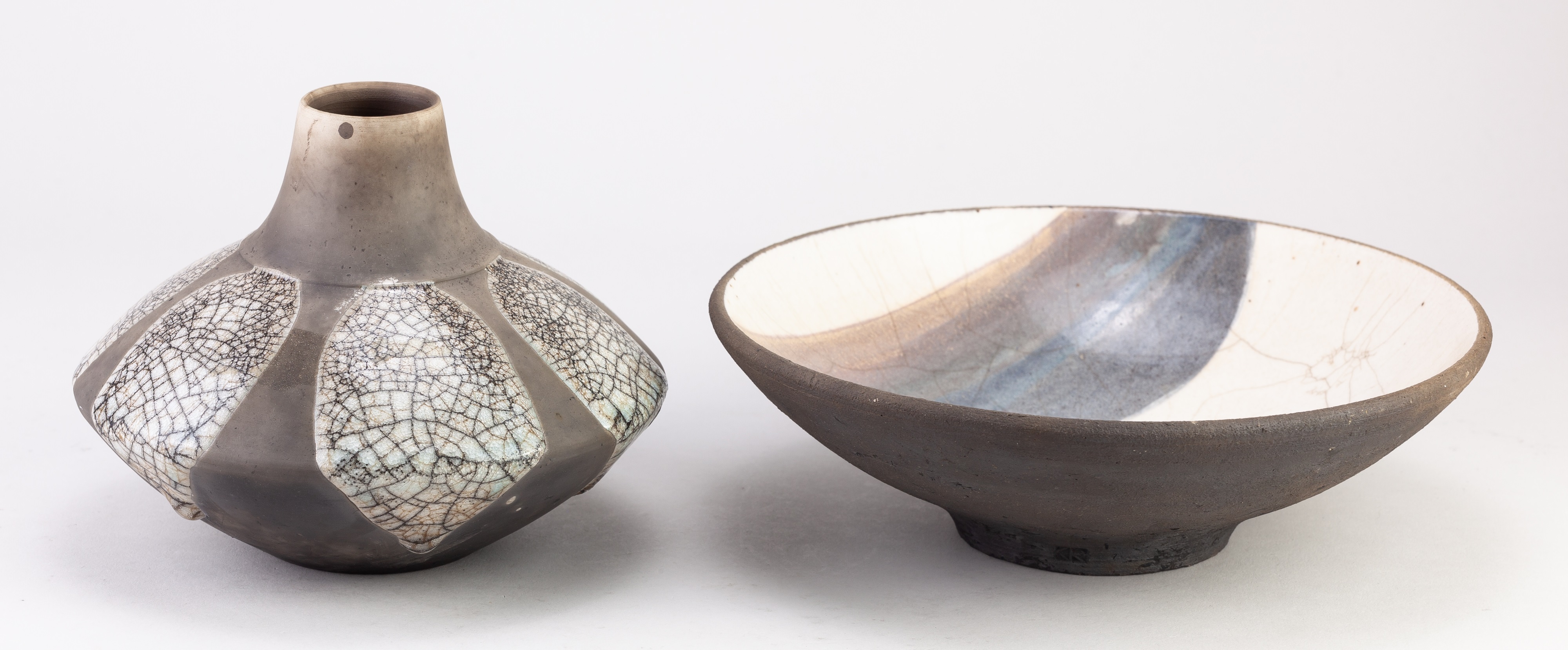 Lot 562 - TIM ANDREWS (born 1960); an angular raku