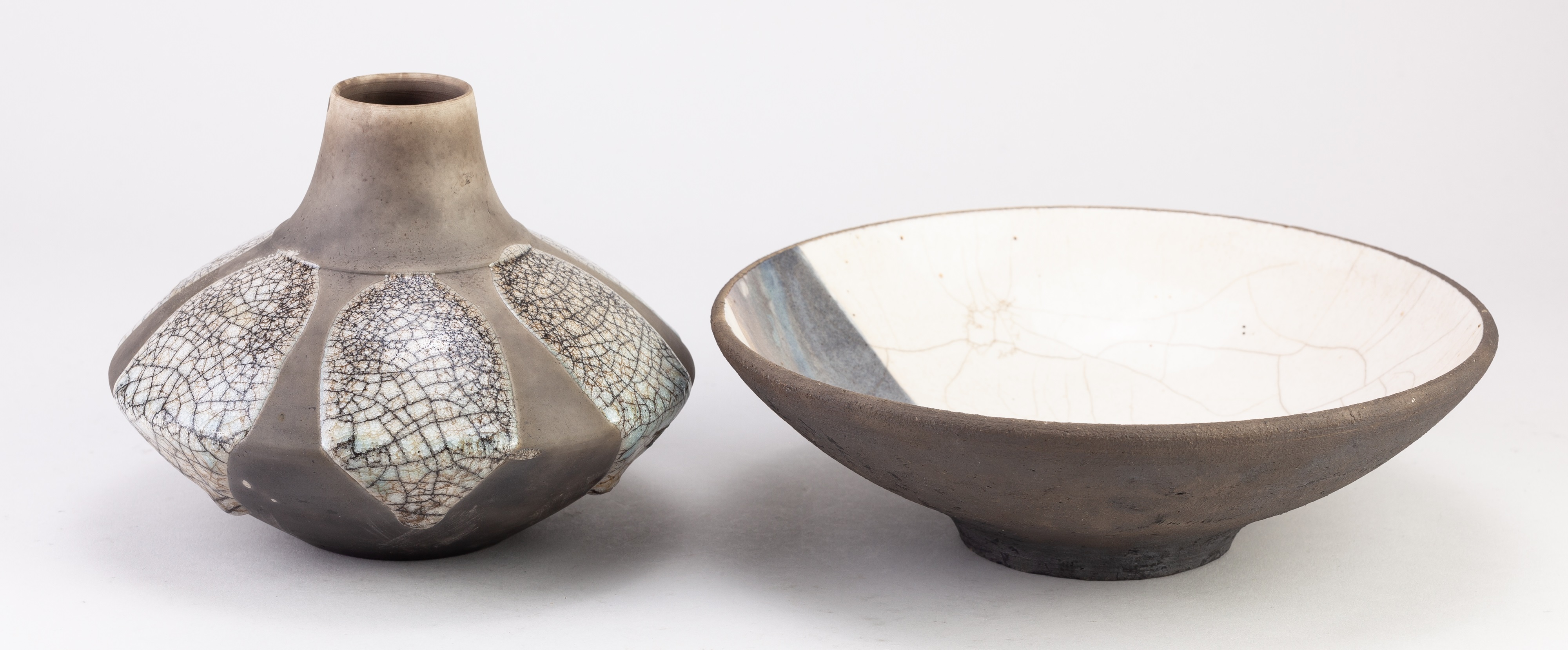 Lot 562 - TIM ANDREWS (born 1960); an angular raku