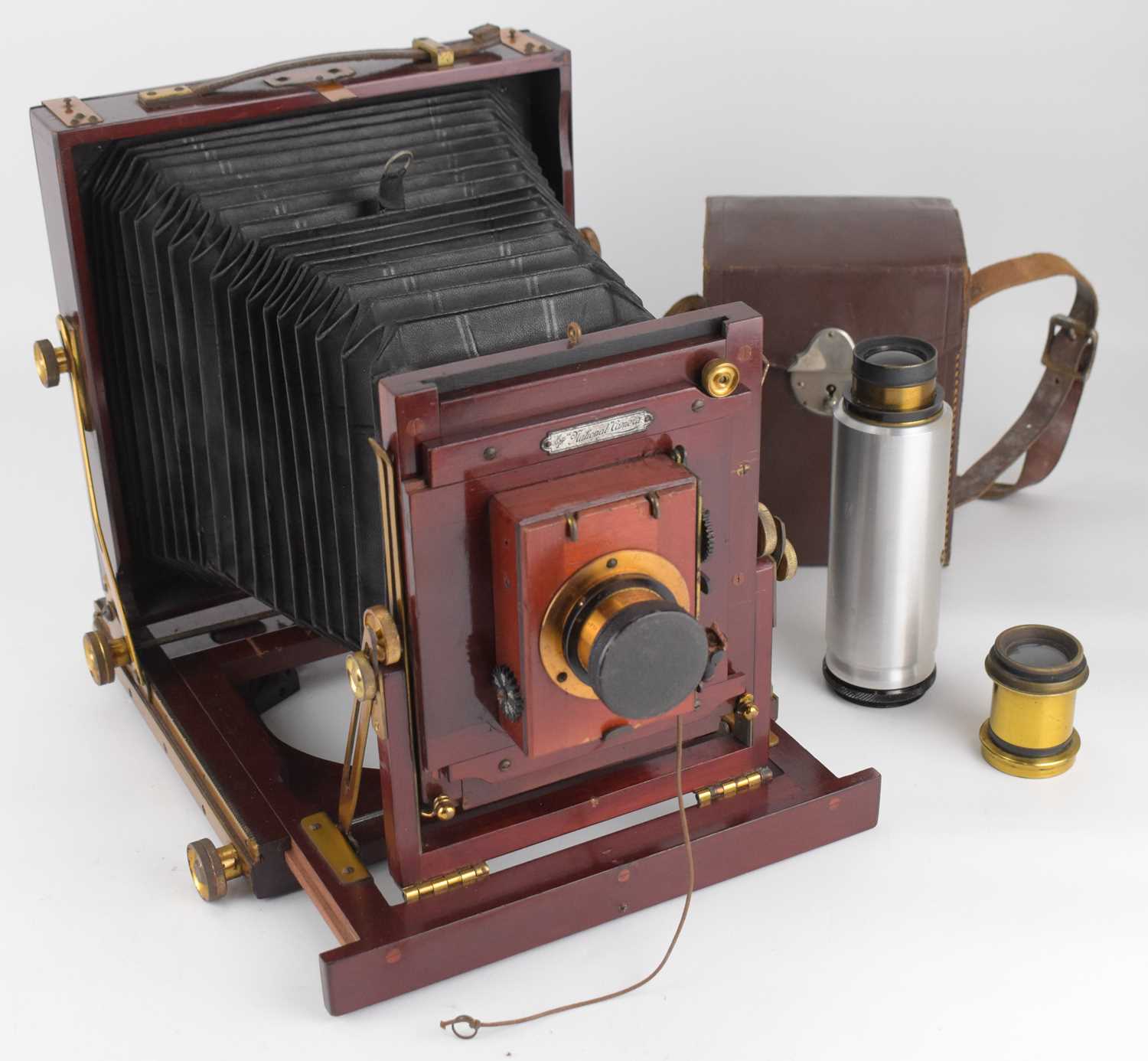 Lot 696 - THE NATIONAL CAMERA; a 19th century mahogany