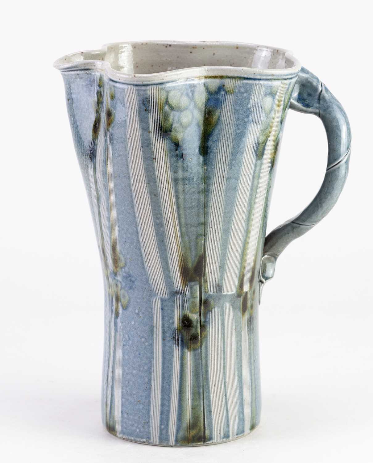 Lot 250 - JANE HAMLYN (born 1940); a salt glazed jug