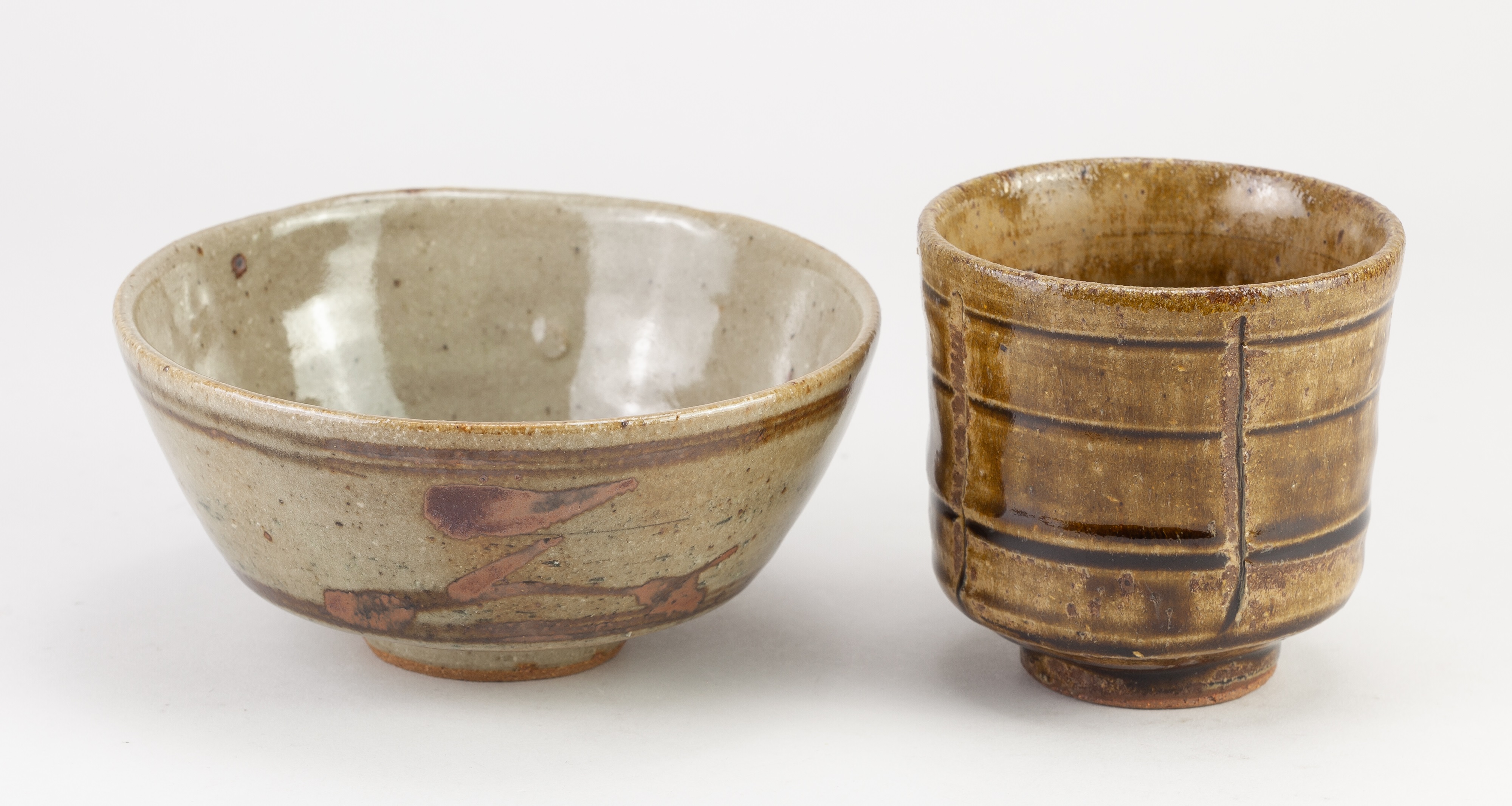 Lot 573 - Leach Pottery; a stoneware Z bowl covered in