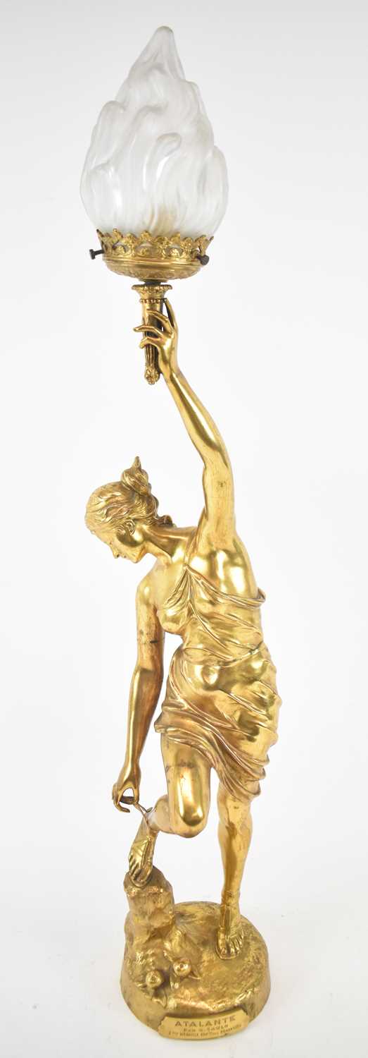 Lot 624 - GEORGE SAULO (1865-1945); a gilt bronze