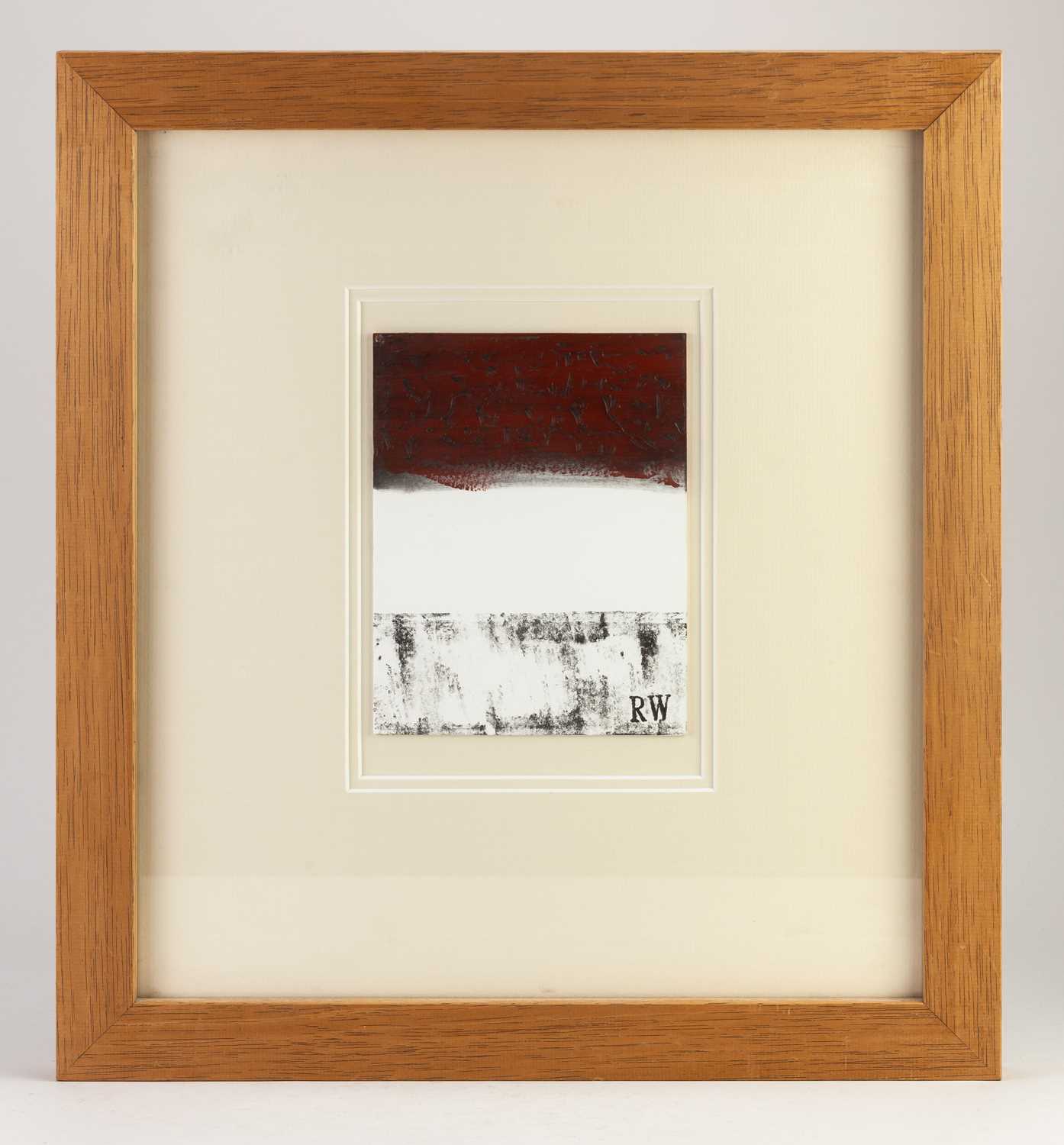 Lot 494 - ROBIN WELCH (1936-2019); a small painting on
