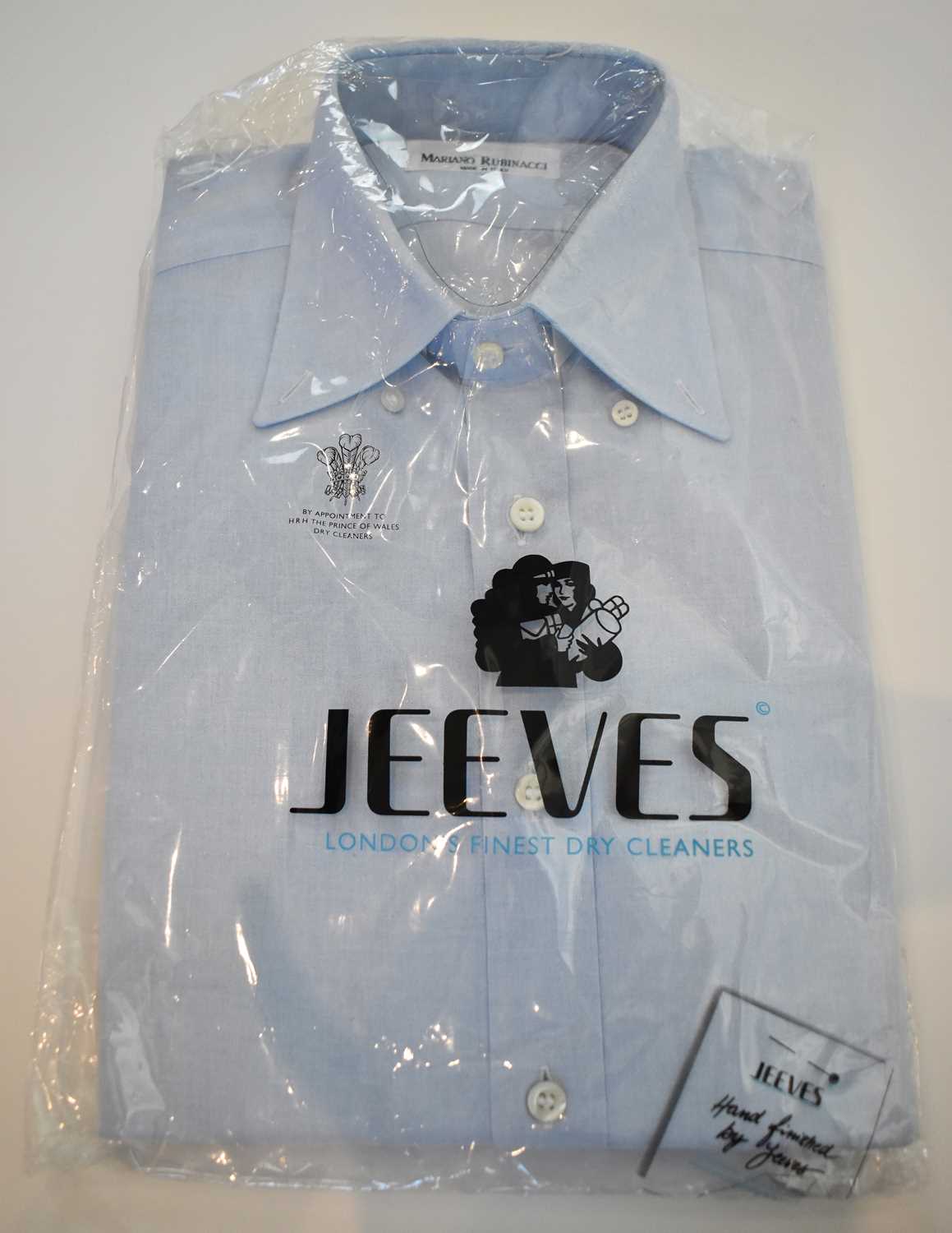 Lot 279 - MARIANO RUBINACCI; a blue cotton long sleeve