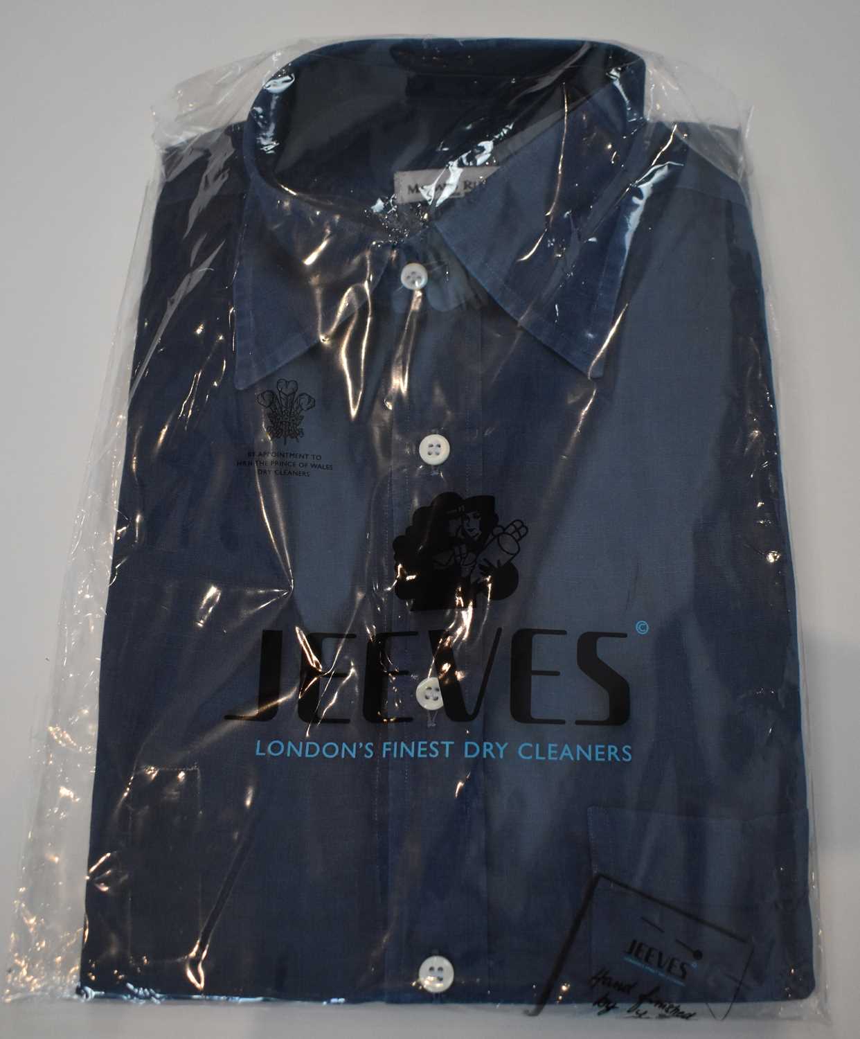 Lot 291 - MARIANO RUBINACCI; a navy cotton long sleeve