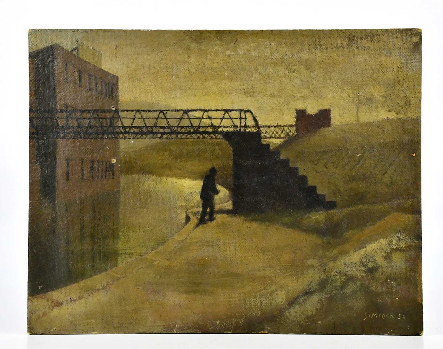 Lot 266 - JACK SIMCOCK (1929-2012); oil on board,