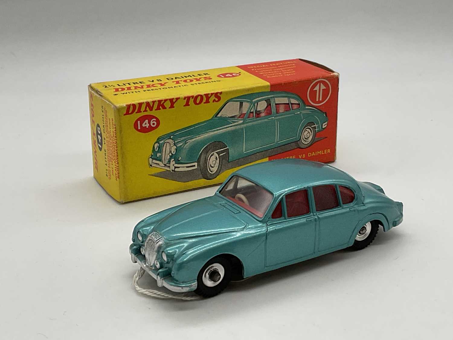Lot 88 - DINKY; a boxed Daimler, metallic green, 146.