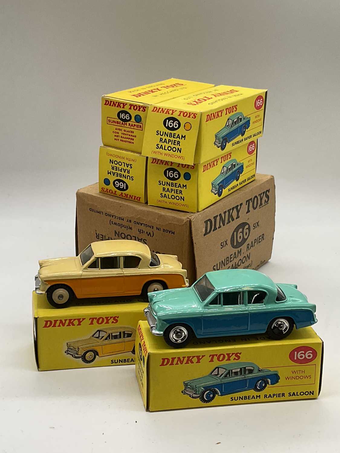 Lot 50 - DINKY; a trade box set of six individually