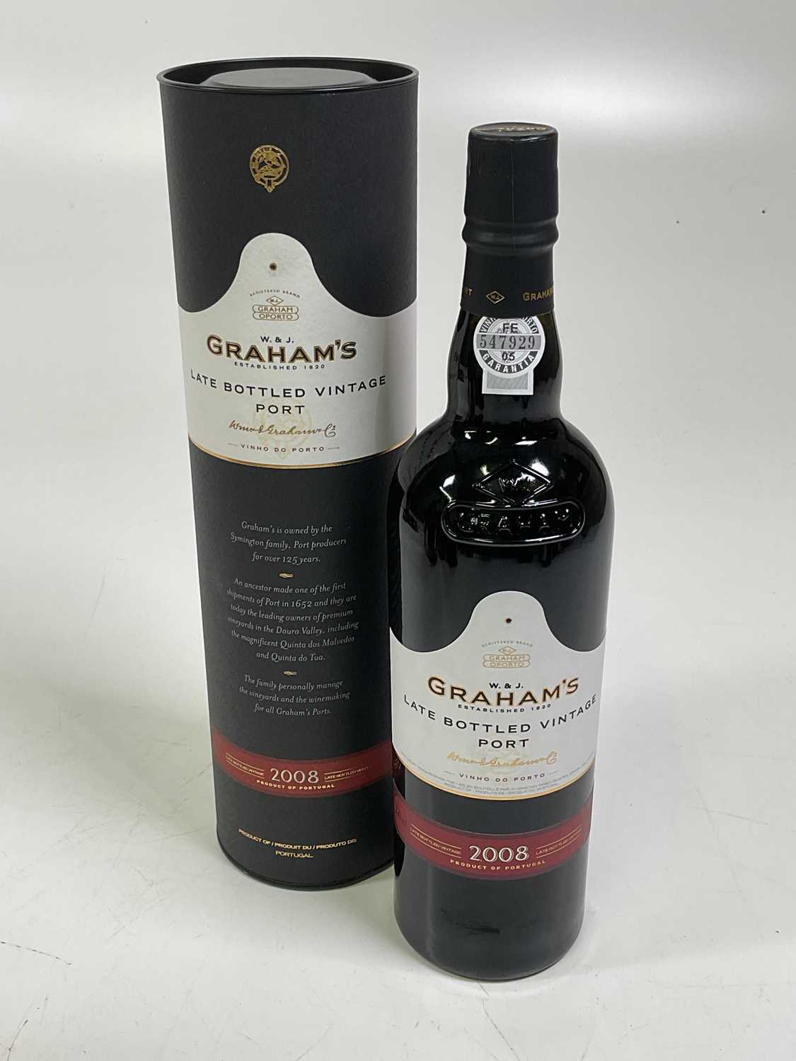 Lot 273 - A bottle of W & J Graham's late bottled