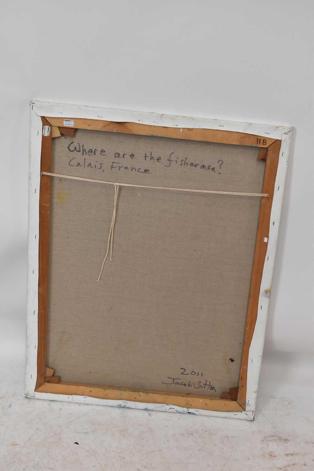 Lot 1280 - JACOB SUTTON; oil on canvas, 'Where are the