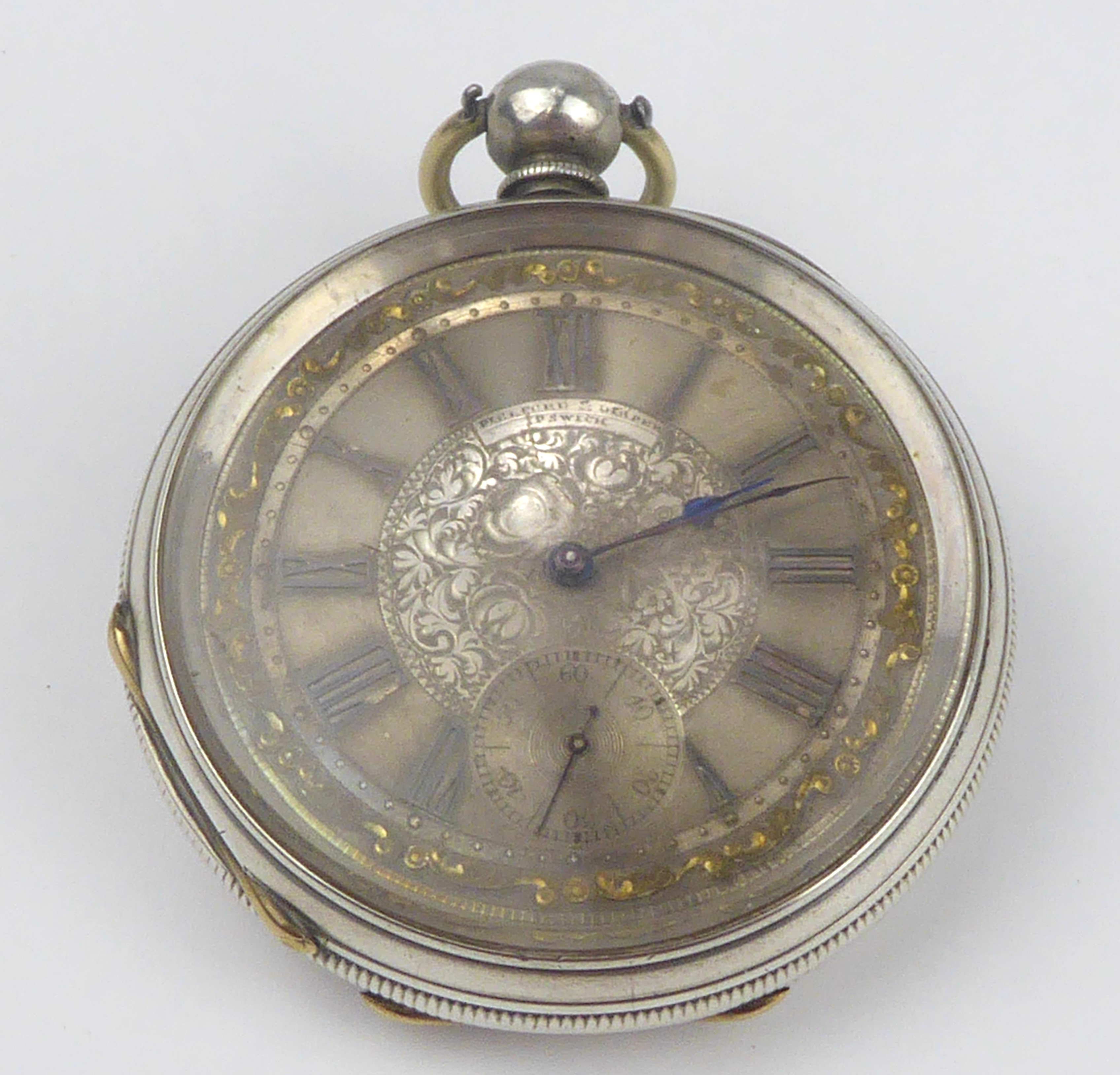 Lot 1046 - PICKFORD, IPSWICH; a silver open face key
