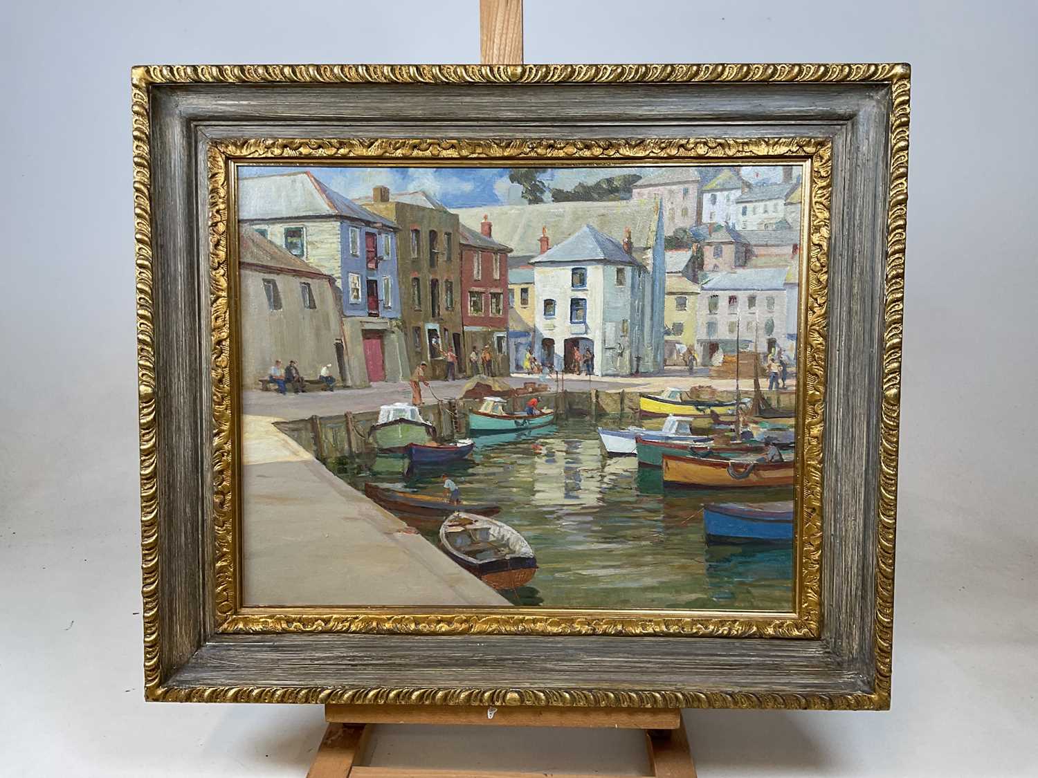 Lot 397 - CYRIL LAVENSTEIN (1891-1986); oil on board,