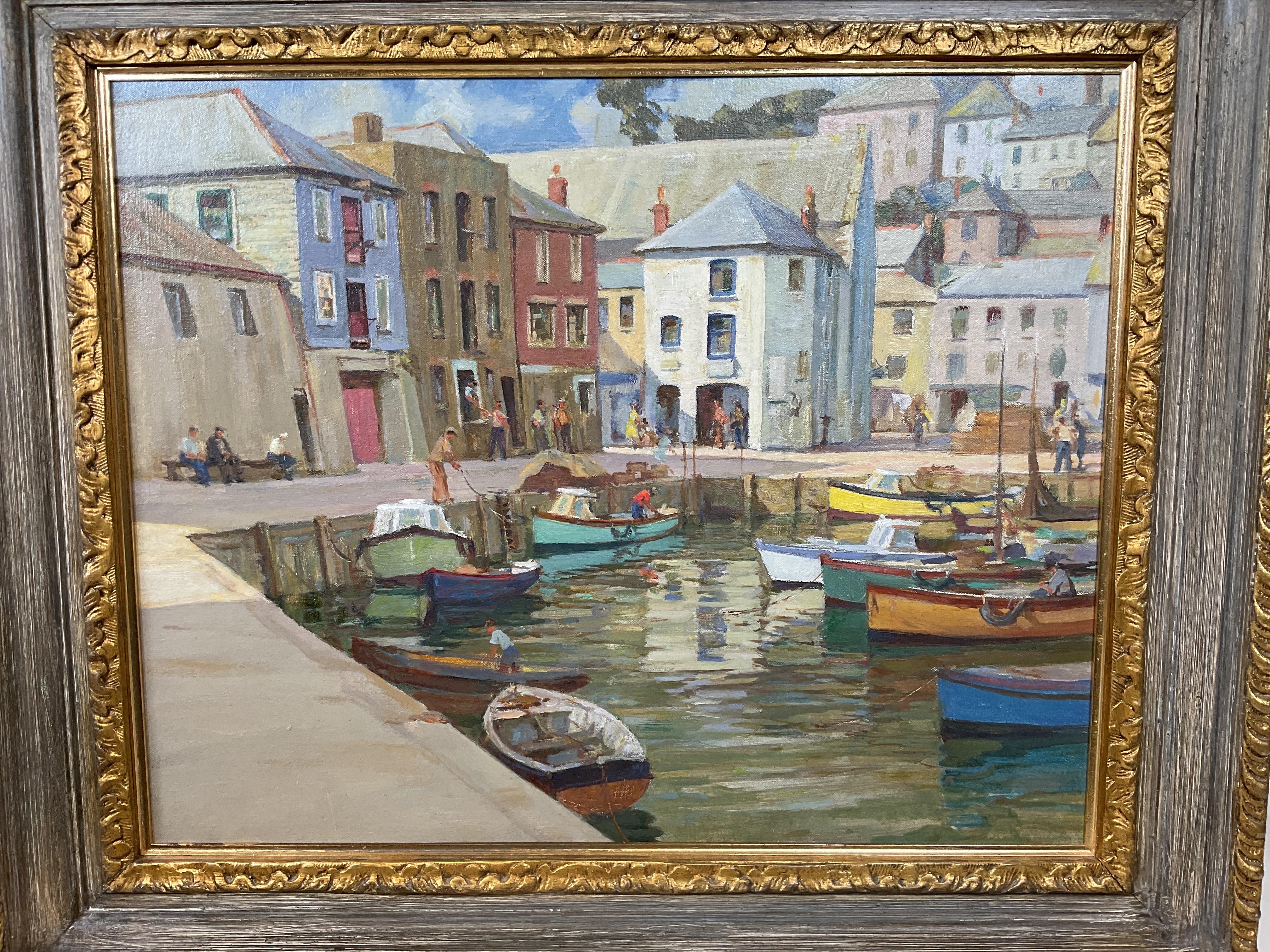 Lot 397 - CYRIL LAVENSTEIN (1891-1986); oil on board,