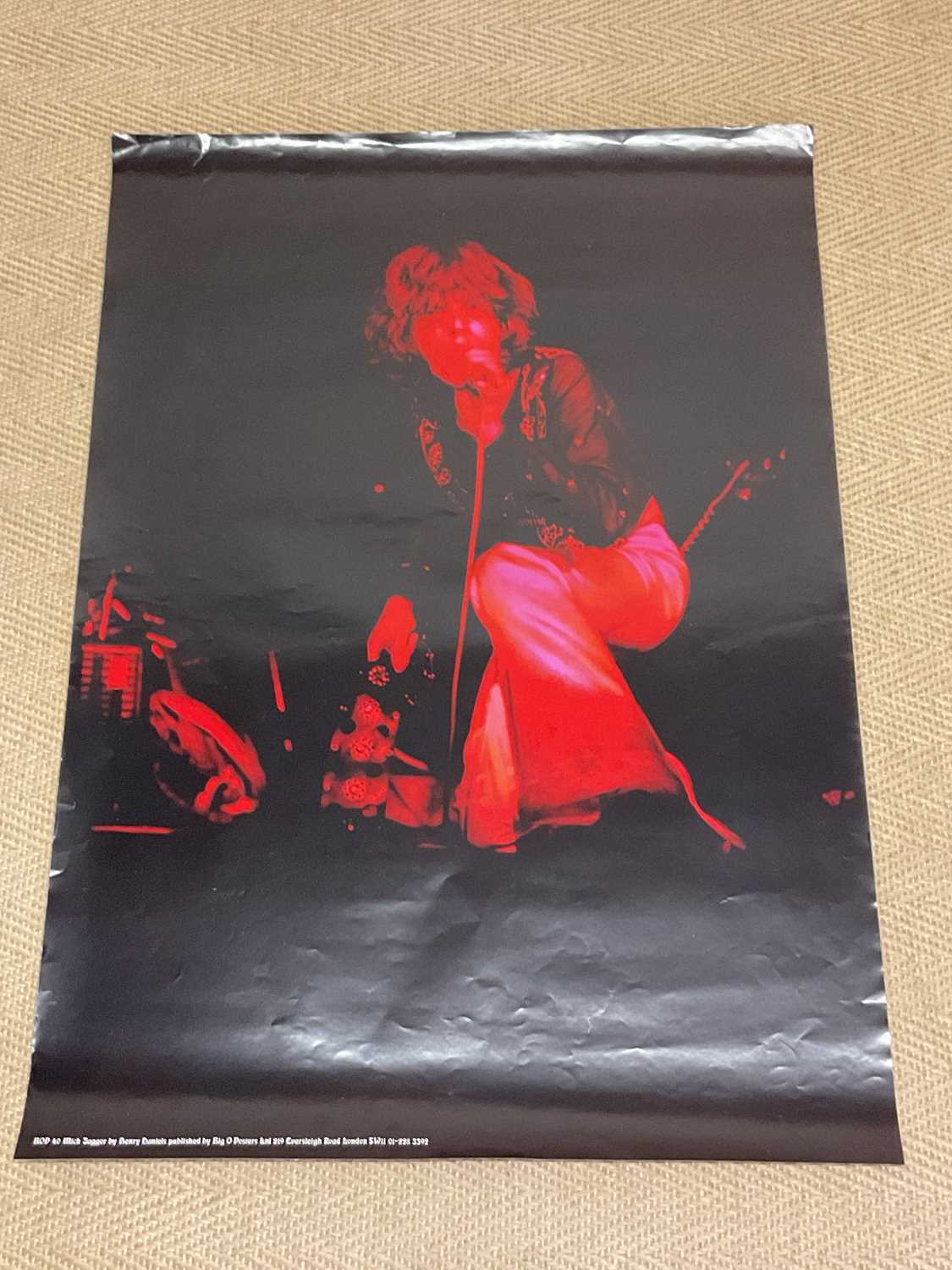 Lot 165 - MICK JAGGER; four original coloured posters