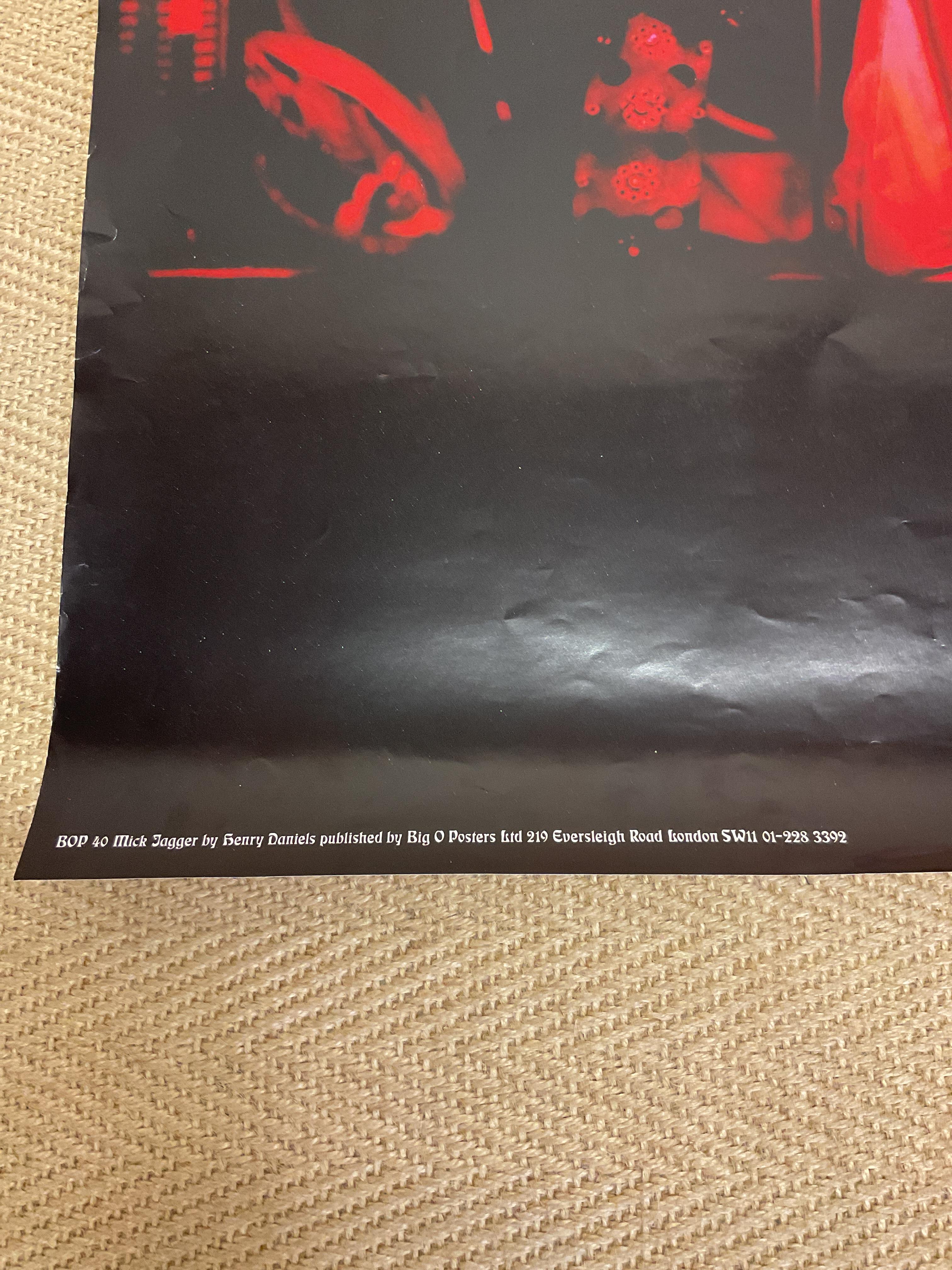 Lot 165 - MICK JAGGER; four original coloured posters
