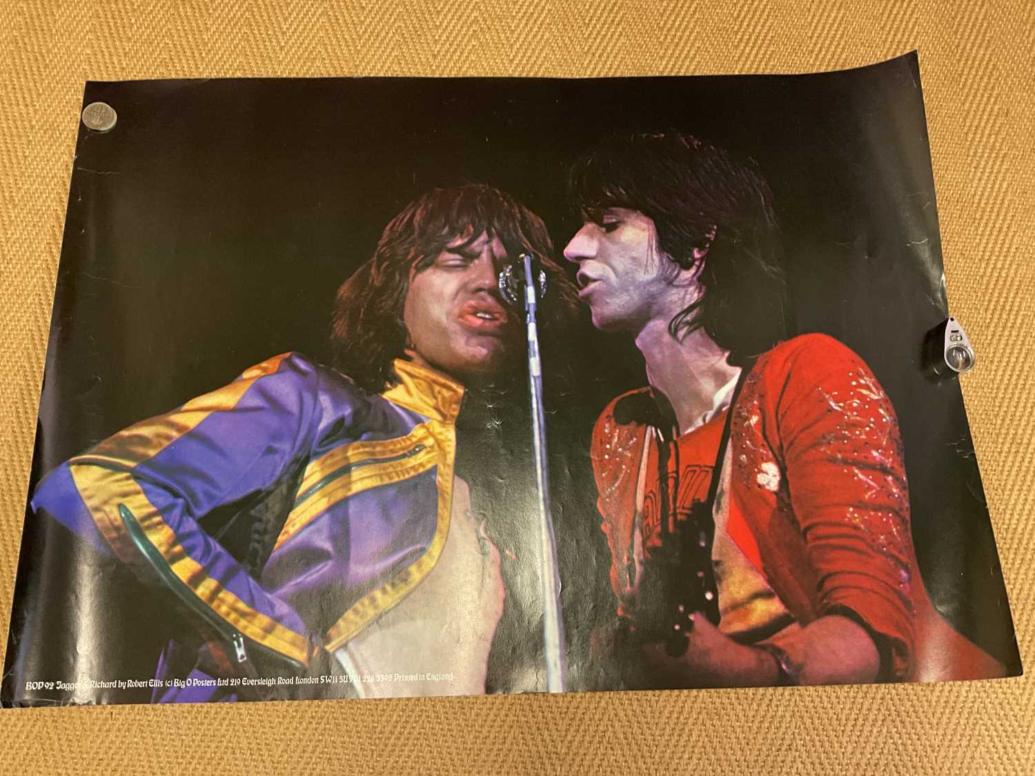 Lot 165 - MICK JAGGER; four original coloured posters
