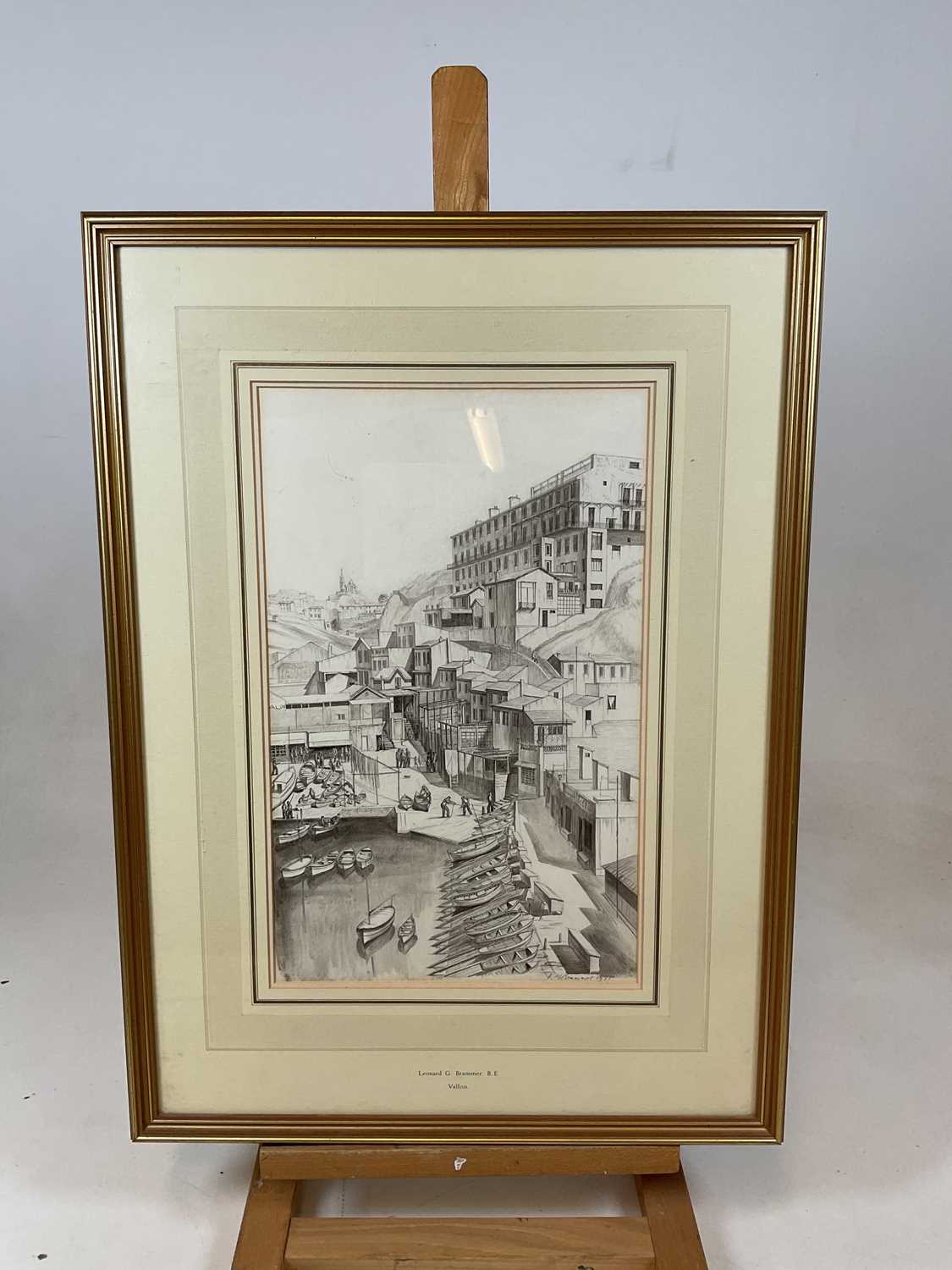 Lot 386 - LEONARD GRIFFITHS BRAMMER R.E; pencil study