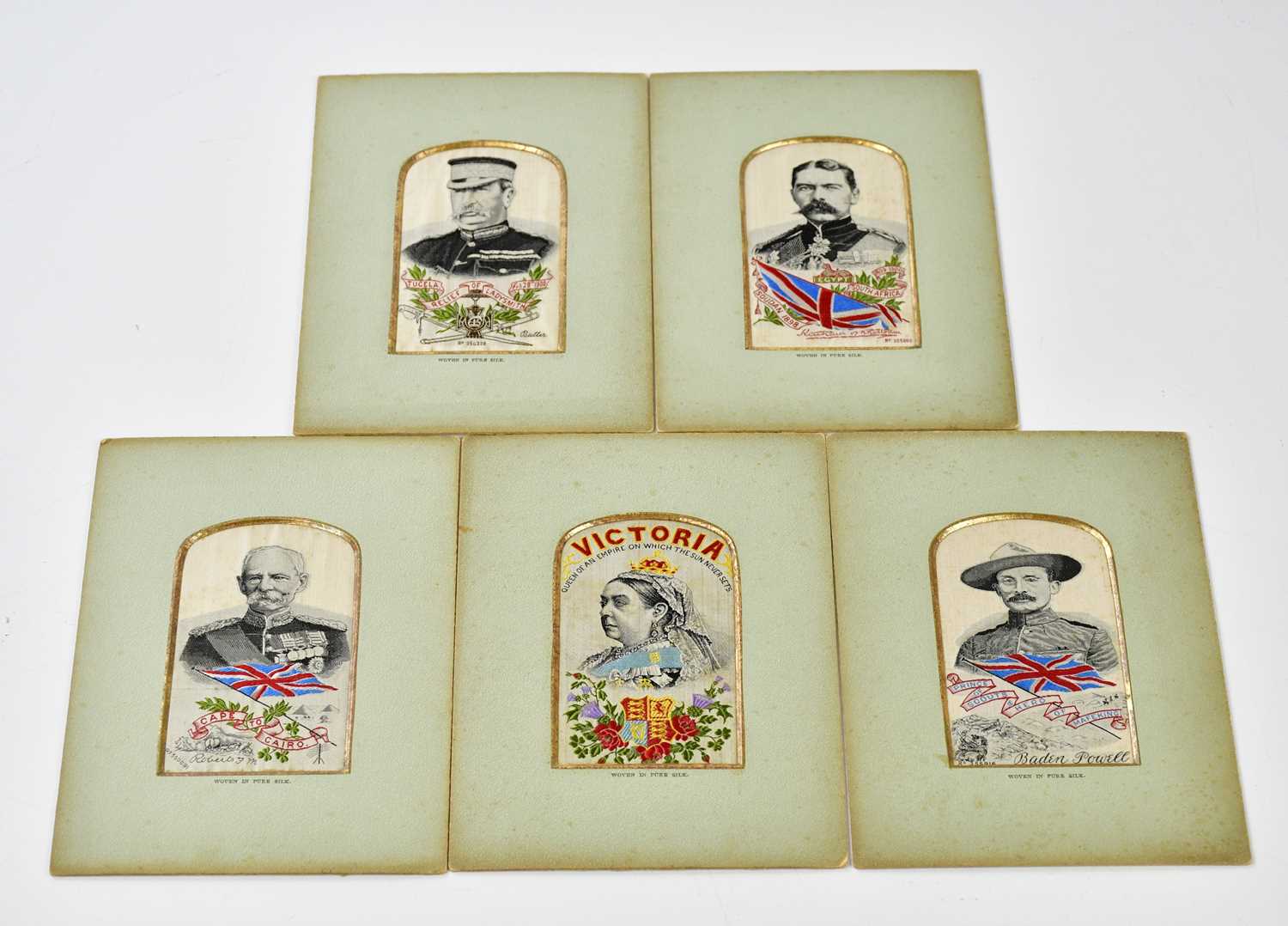 Lot 1483 - A group of five Victorian Stevengraphs,