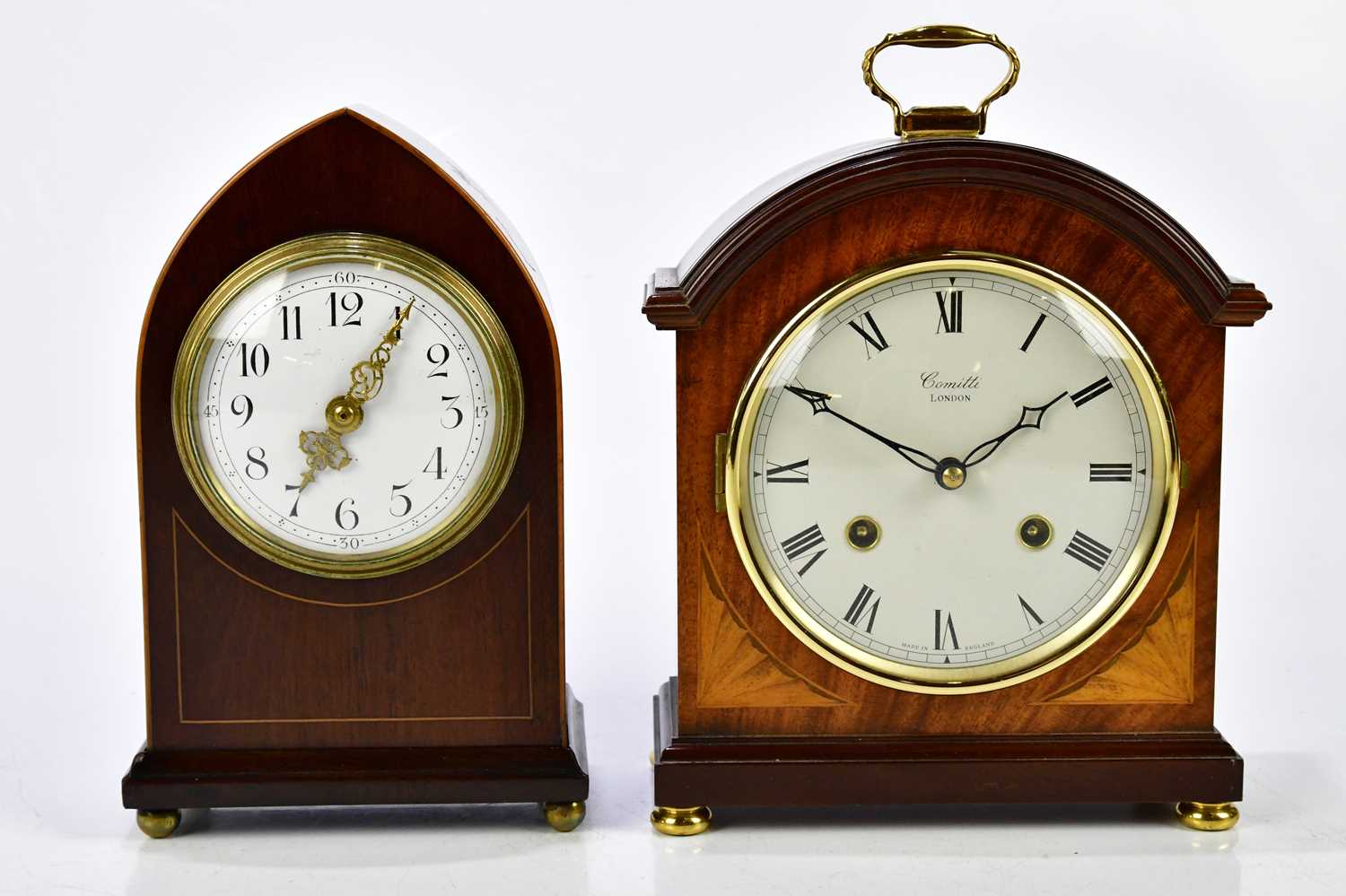 Lot 2307 - An Edwardian mahogany cased lantern clock,