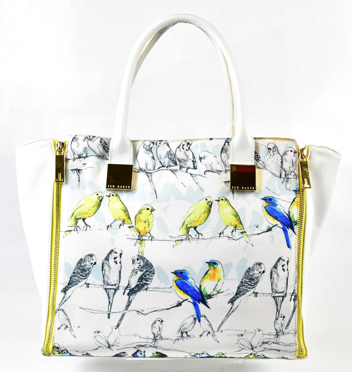 Lot 927 - TED BAKER; a printed and coated canvas white