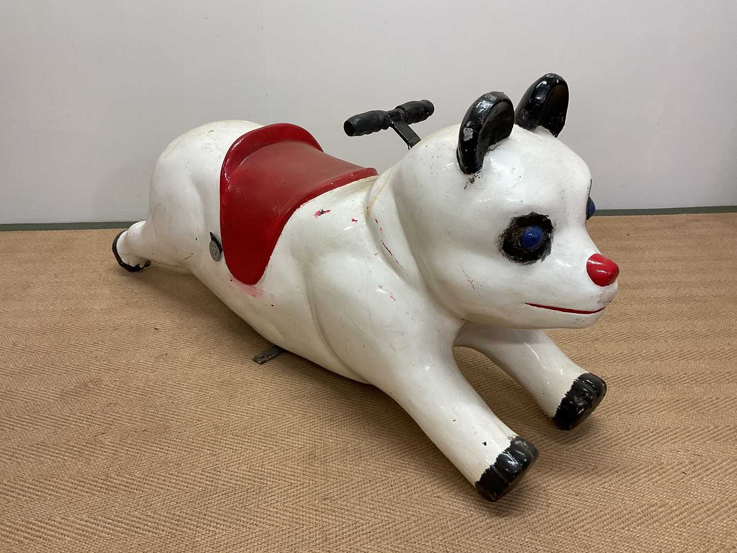 Lot 16 - A 1970's fairground carousel panda, height