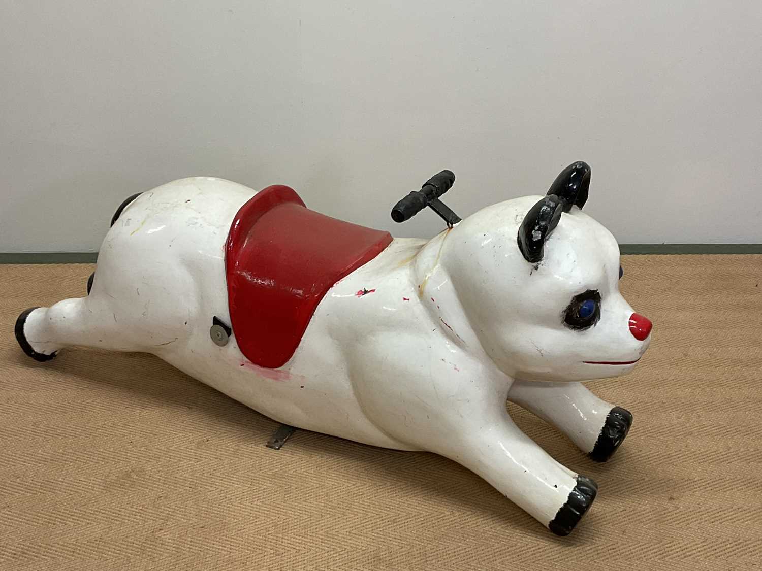 Lot 16 - A 1970's fairground carousel panda, height
