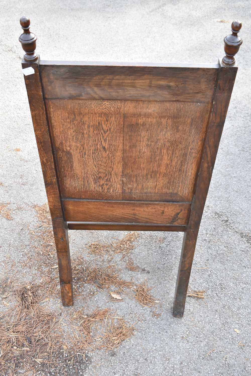 Lot 2489 - An early 20th century carved oak Masonic