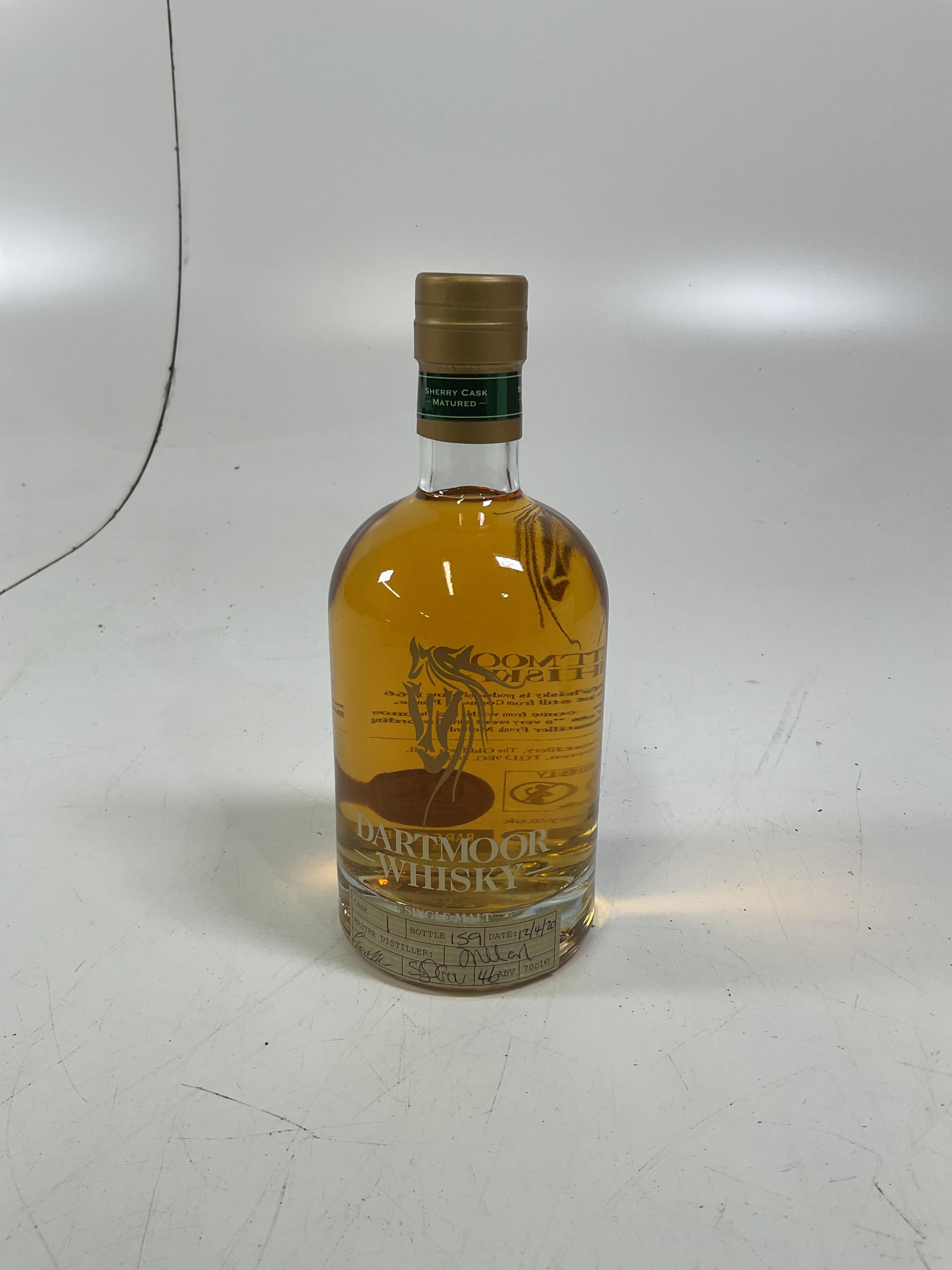 Lot 245 - Dartmoor Whisky First Distillation, bottle