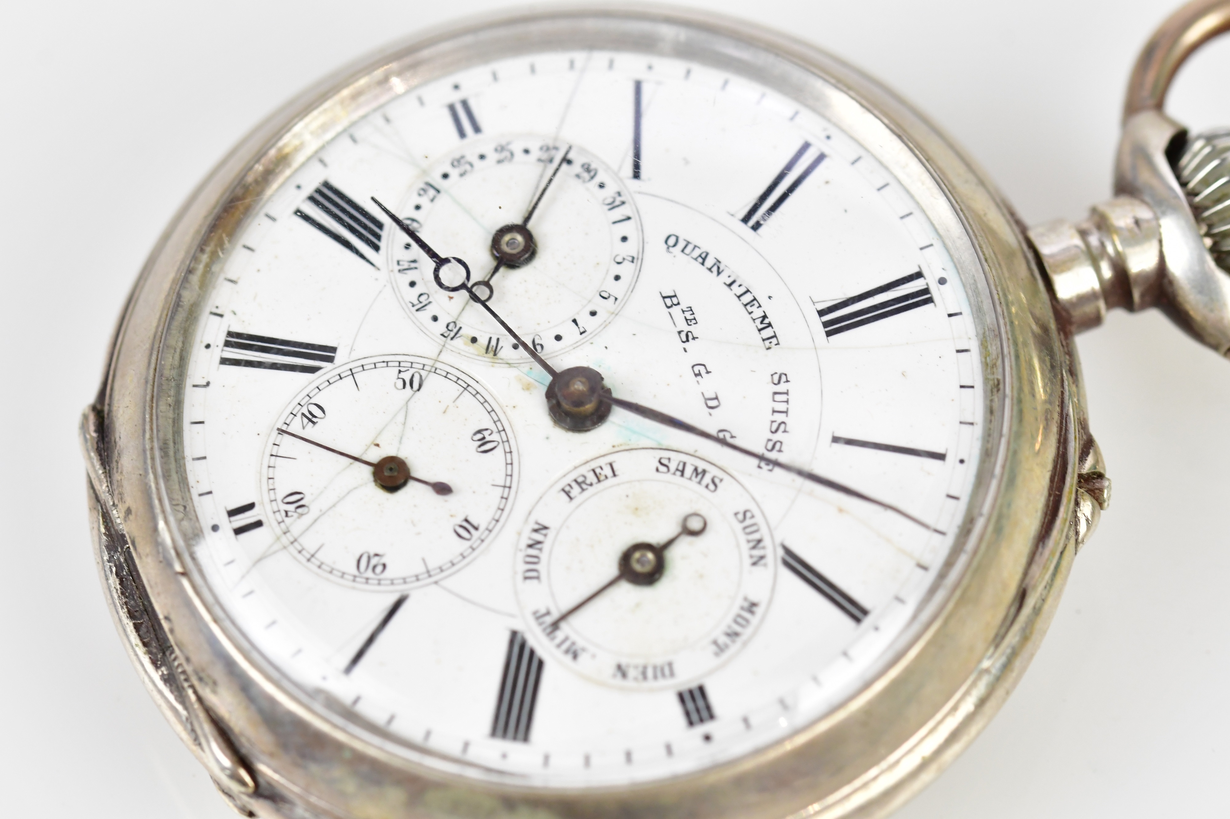 Lot 3002 - An early 20th century Swiss 800 grade